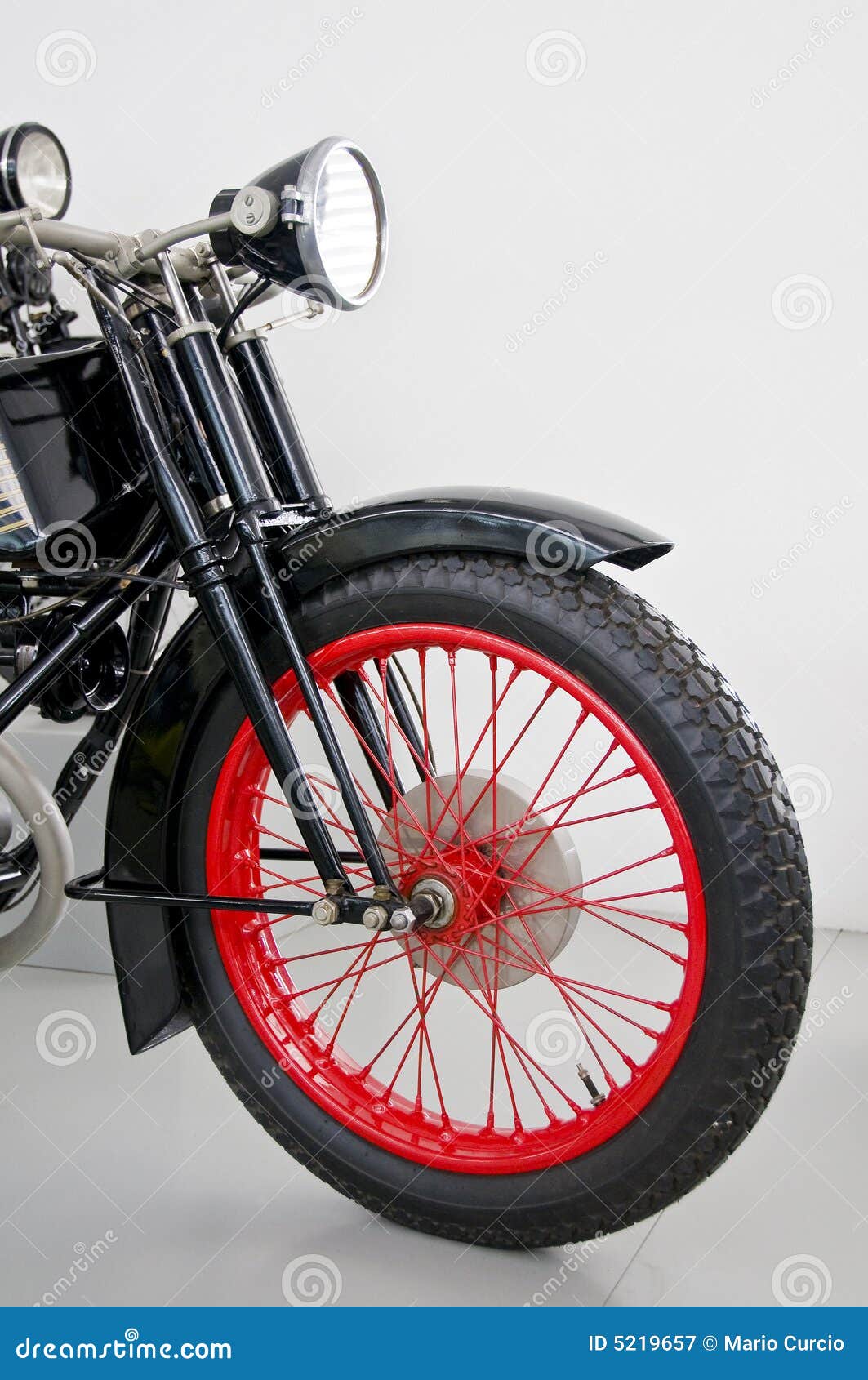 Red rimmed mororcycle stock image. Image of motors, sportive - 5219657