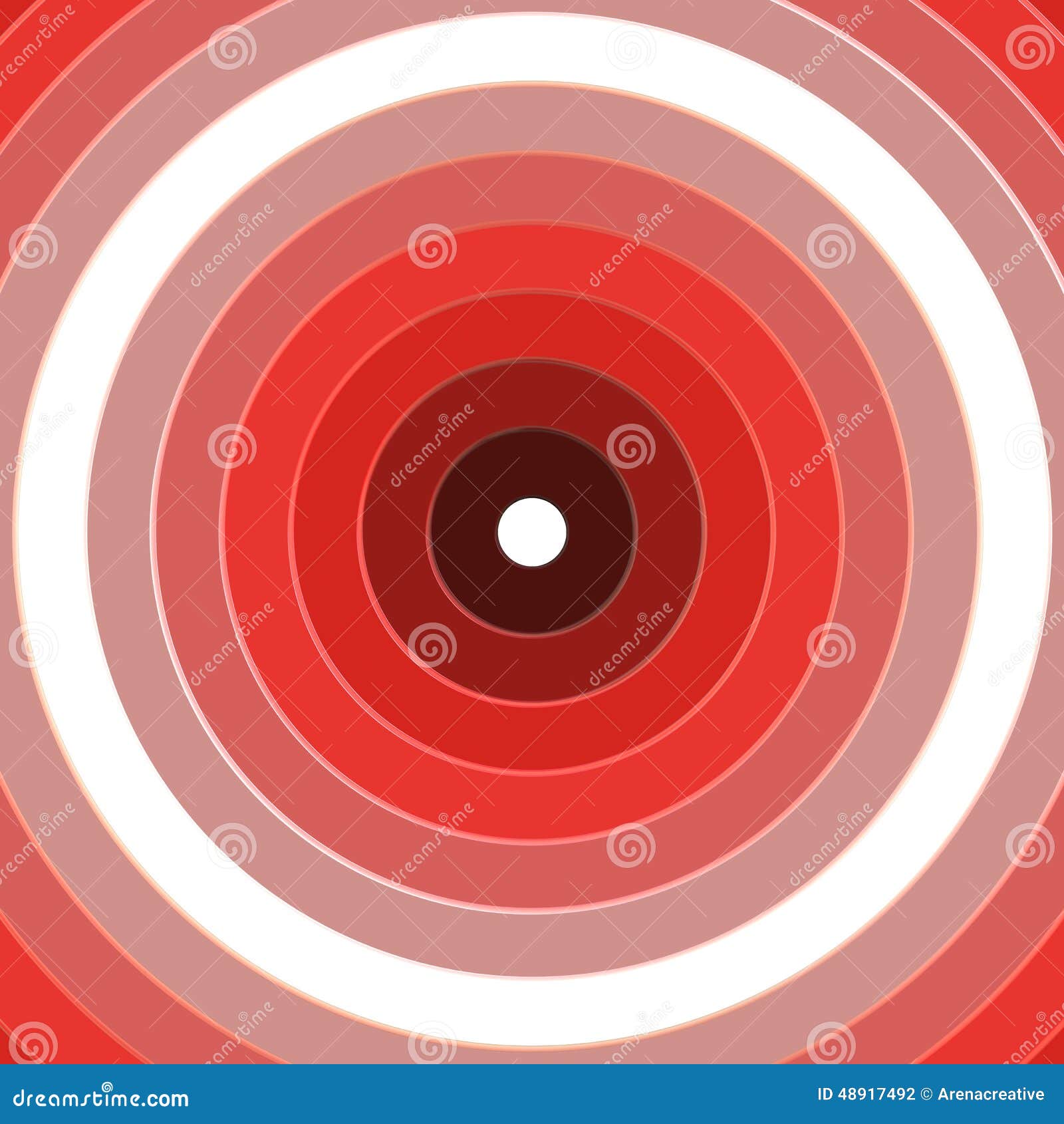 Red Rings Target Background Stock Illustration - Illustration of ...