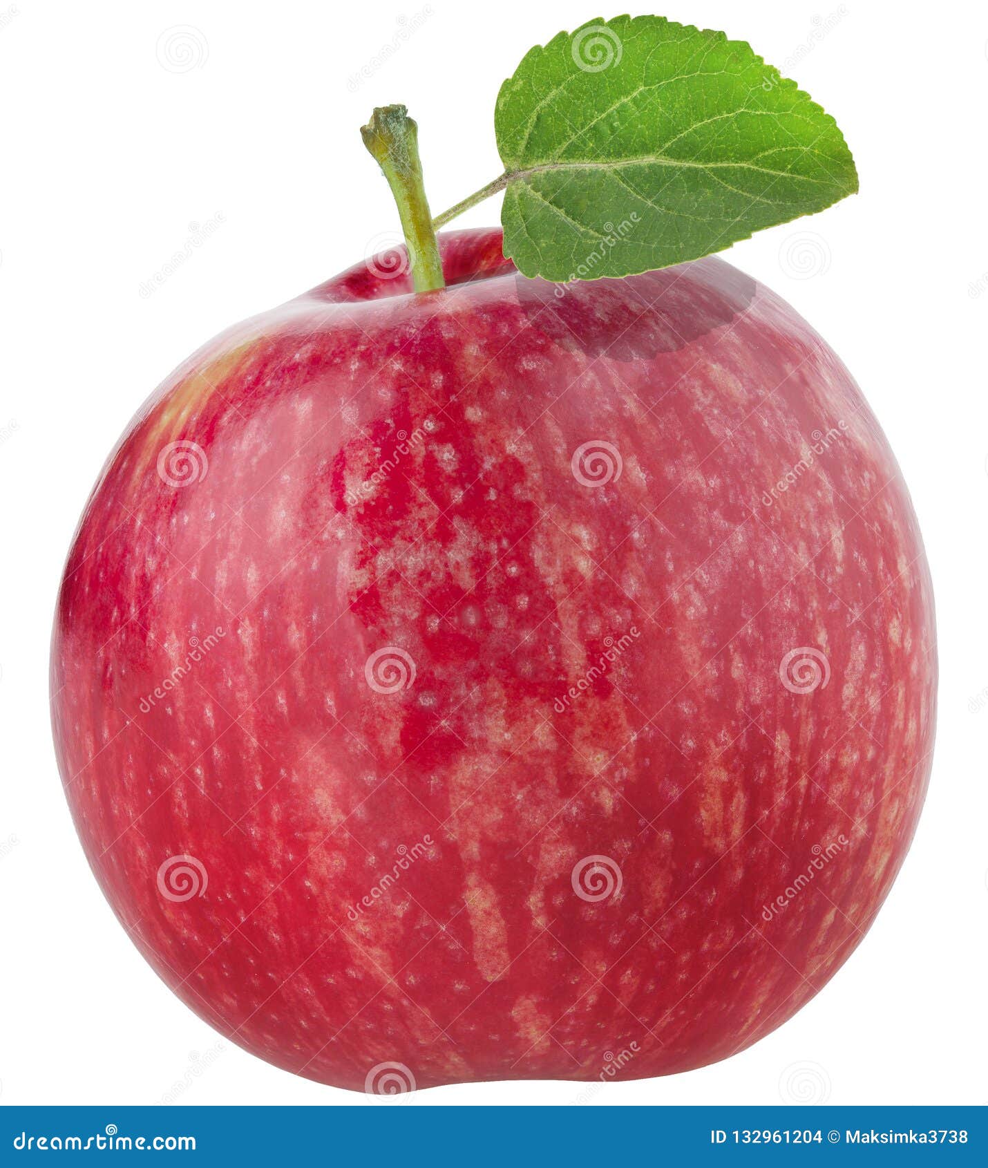 Red ripe apple. stock photo. Image of food, clipping - 132961204