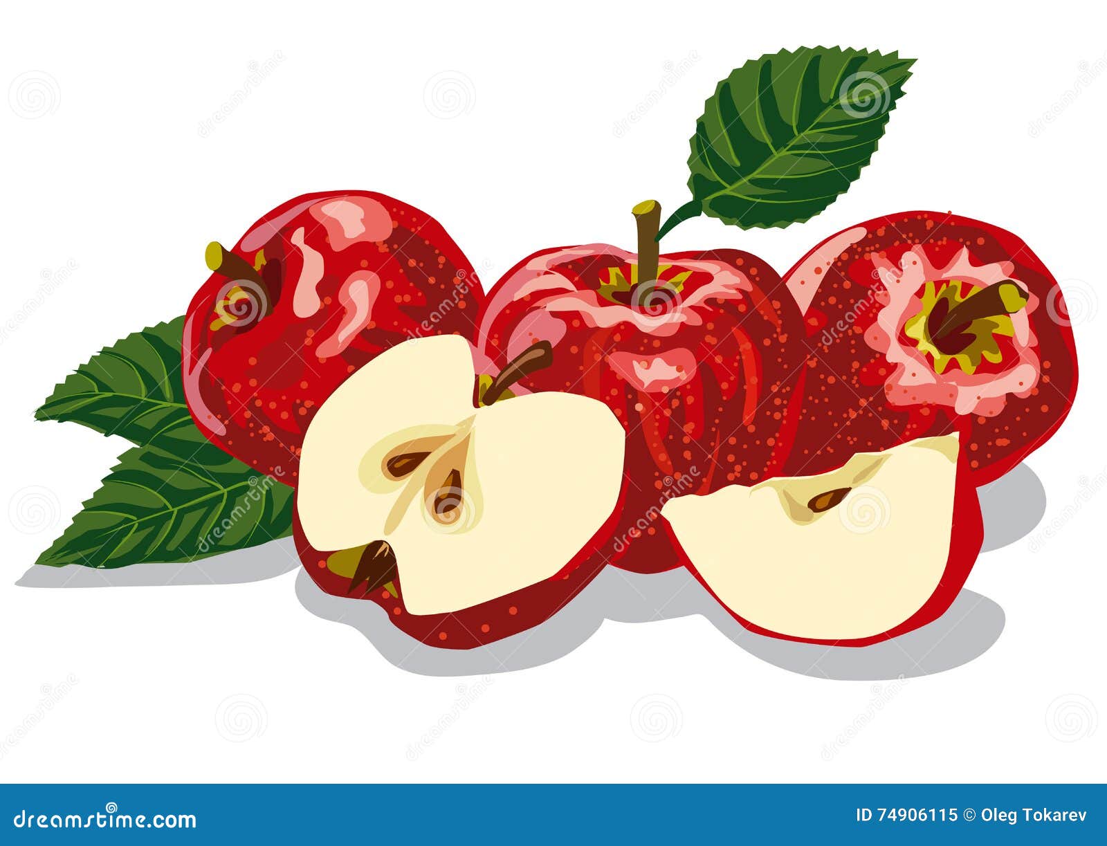 Ripe Apples. Garden Fruits. Black And White Drawing. Hand Made. Hand ...