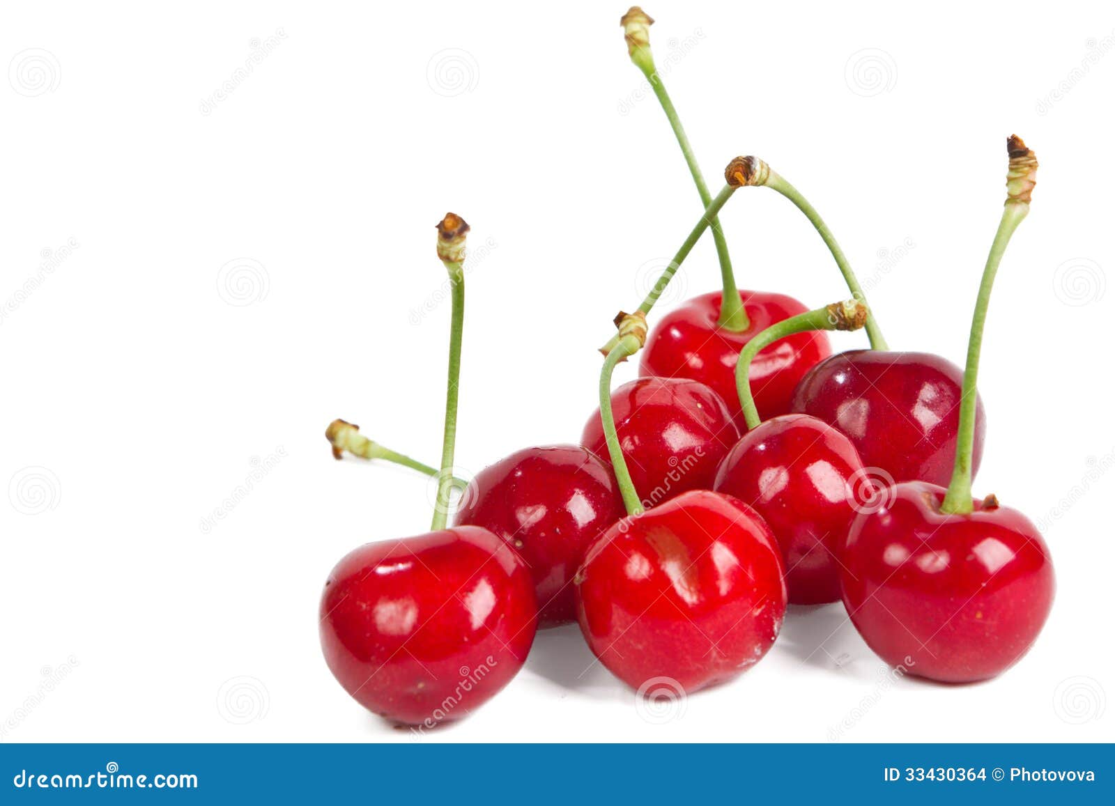 Red ripe cherries stock photo. Image of delicious, group - 33430364