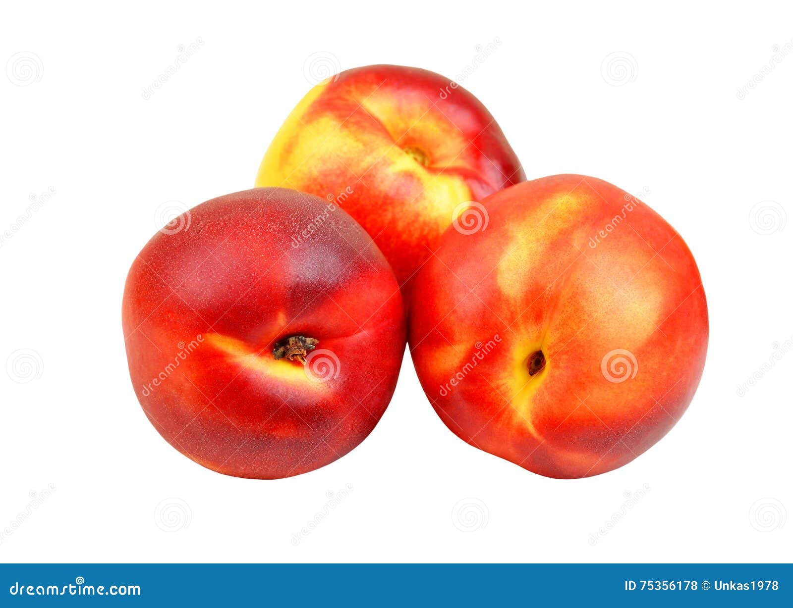 Red ripe nectarine stock photo. Image of healthy, palatable - 75356178