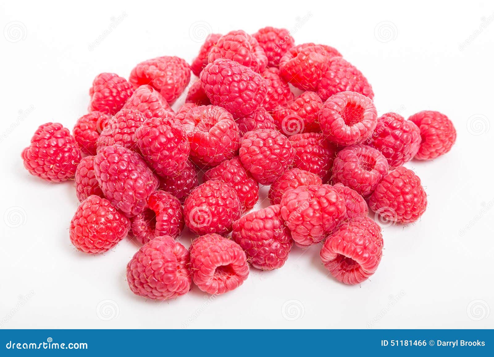 Red Ripe Raspberries on White Stock Photo - Image of nature, fresh ...