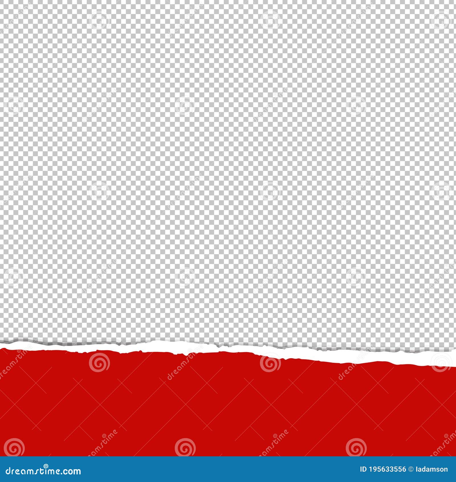 Red Ripped Paper Transparent Background Stock Vector - Illustration of ...