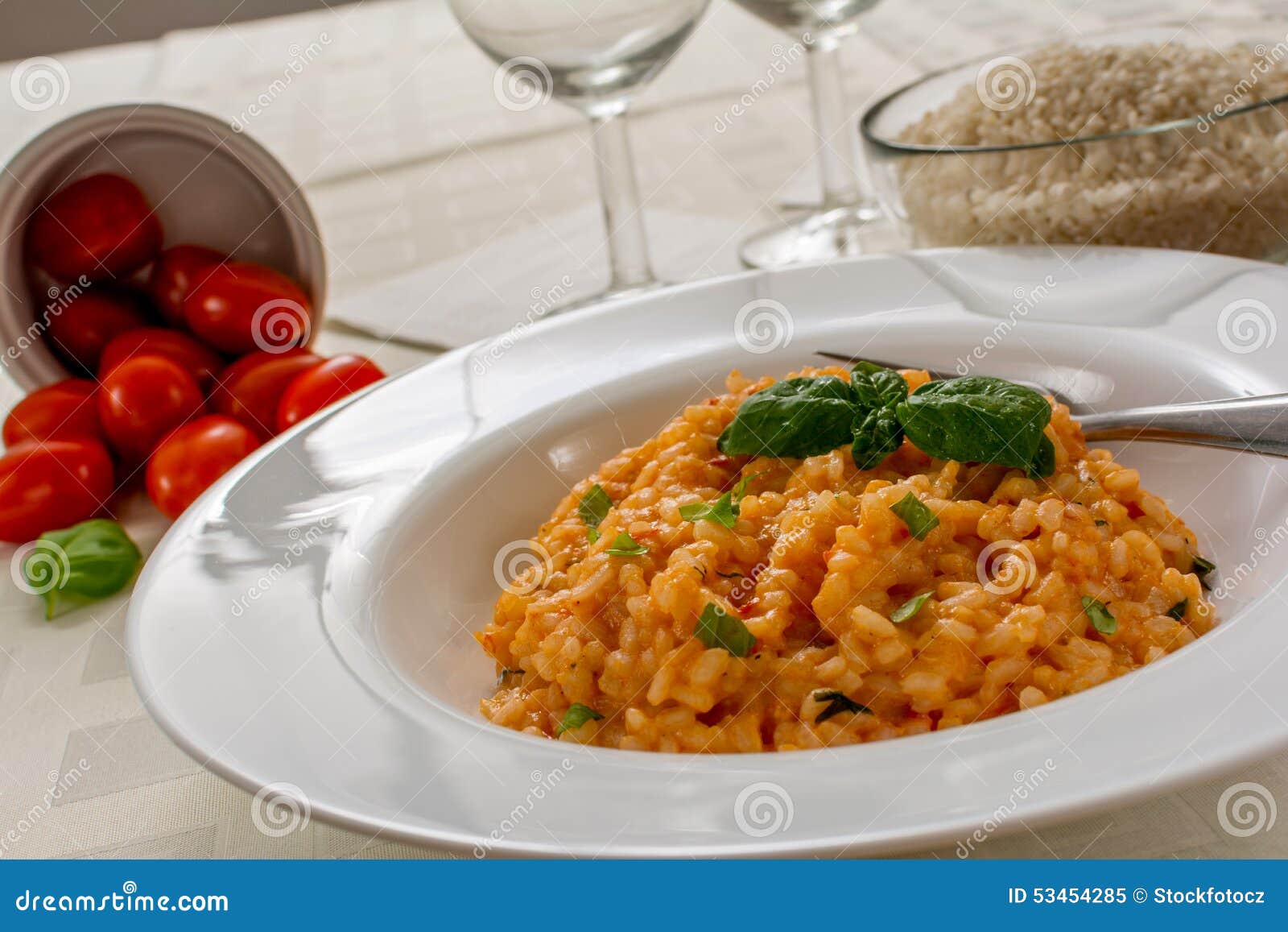 Red risotto stock image. Image of italy, meat, italian - 53454285