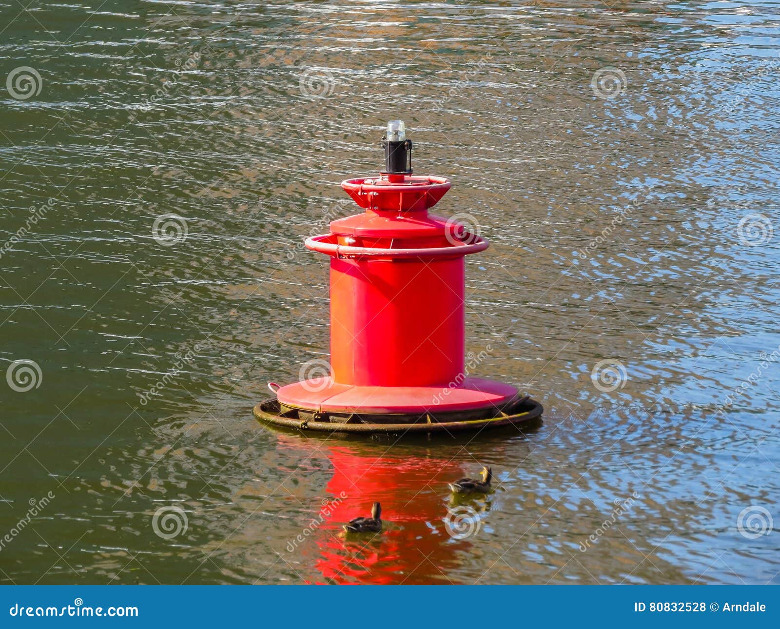 Red river buoy stock photo. Image of safety, signal, sign - 80832528