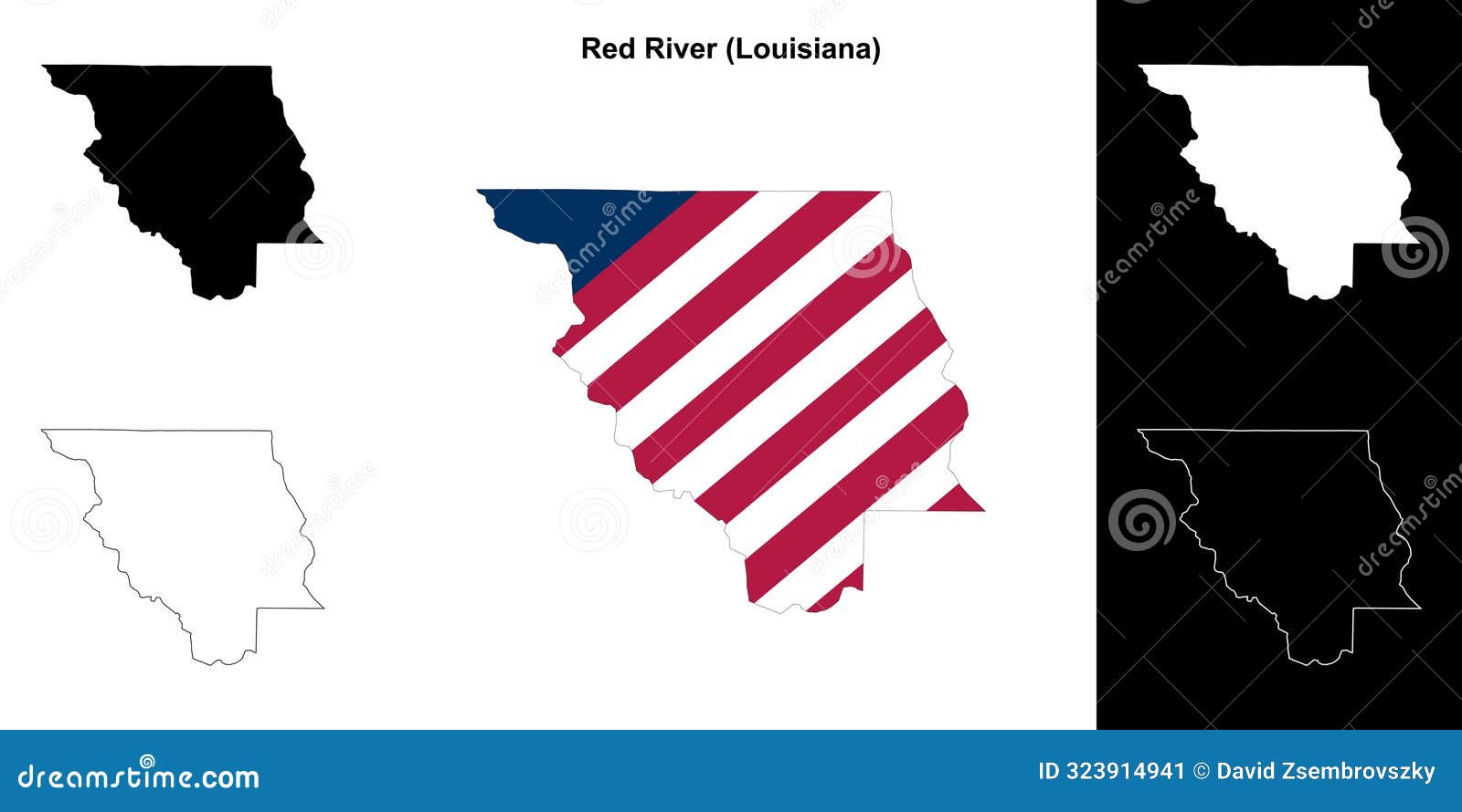 Red River outline map stock illustration. Illustration of vector ...