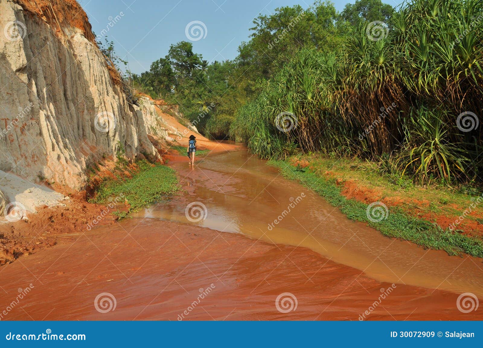 The Fairy Stream Near Mui Ne, Vietnam Stock Image - Image of clay ...