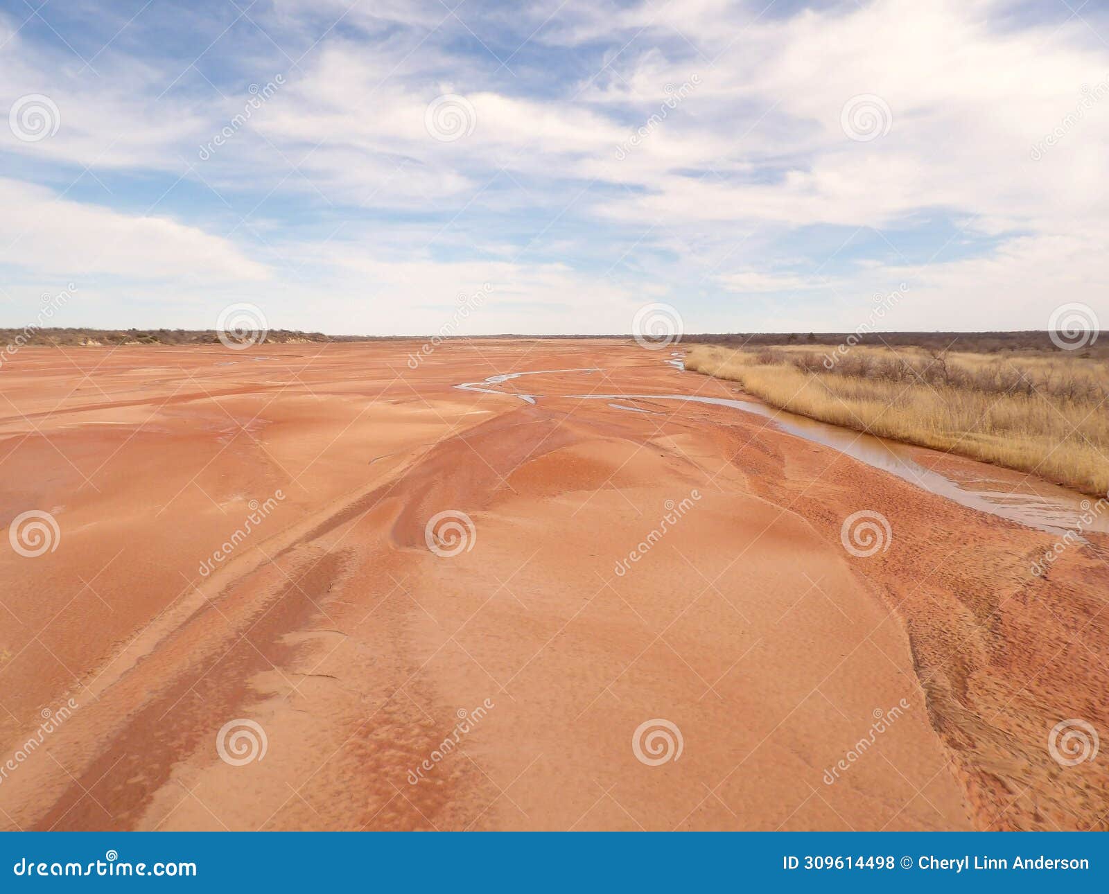 Red River Texas sky stock photo. Image of road, field - 309614498