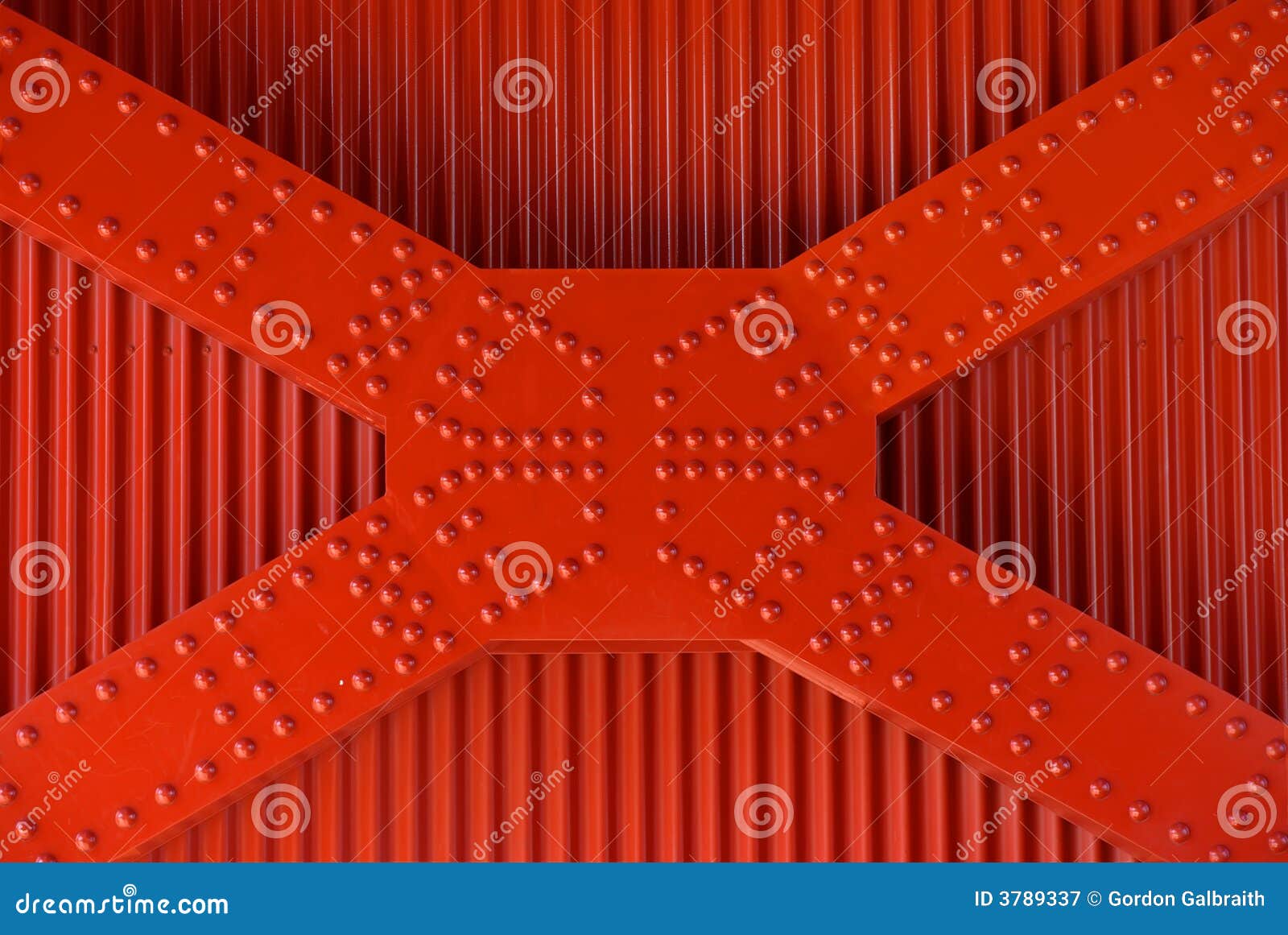 Red rivets stock image. Image of painted, pattern, design - 3789337