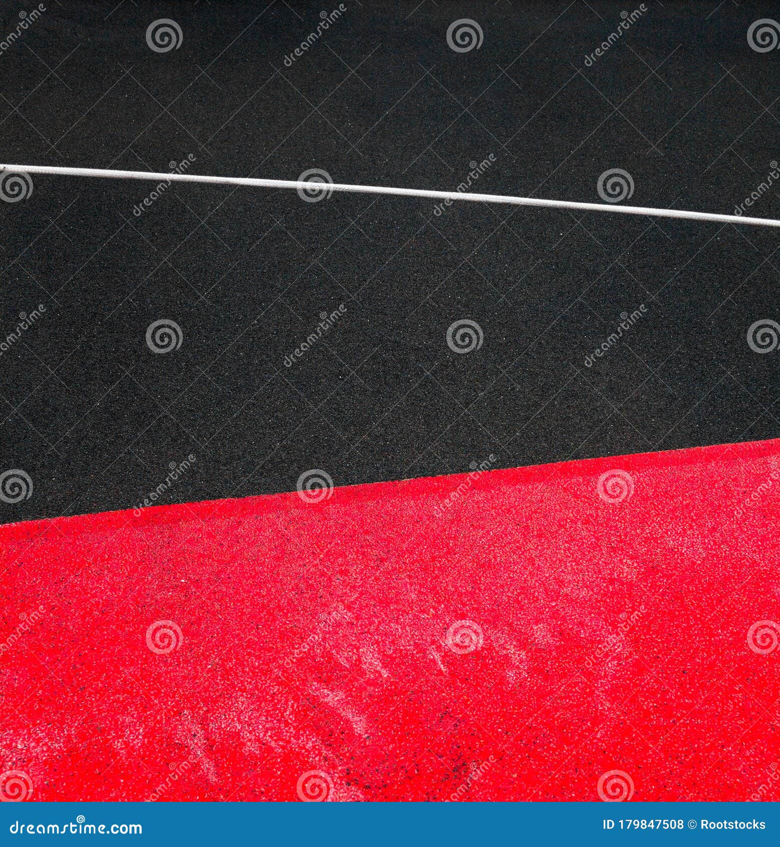 Red road surface marking stock photo. Image of paint - 179847508