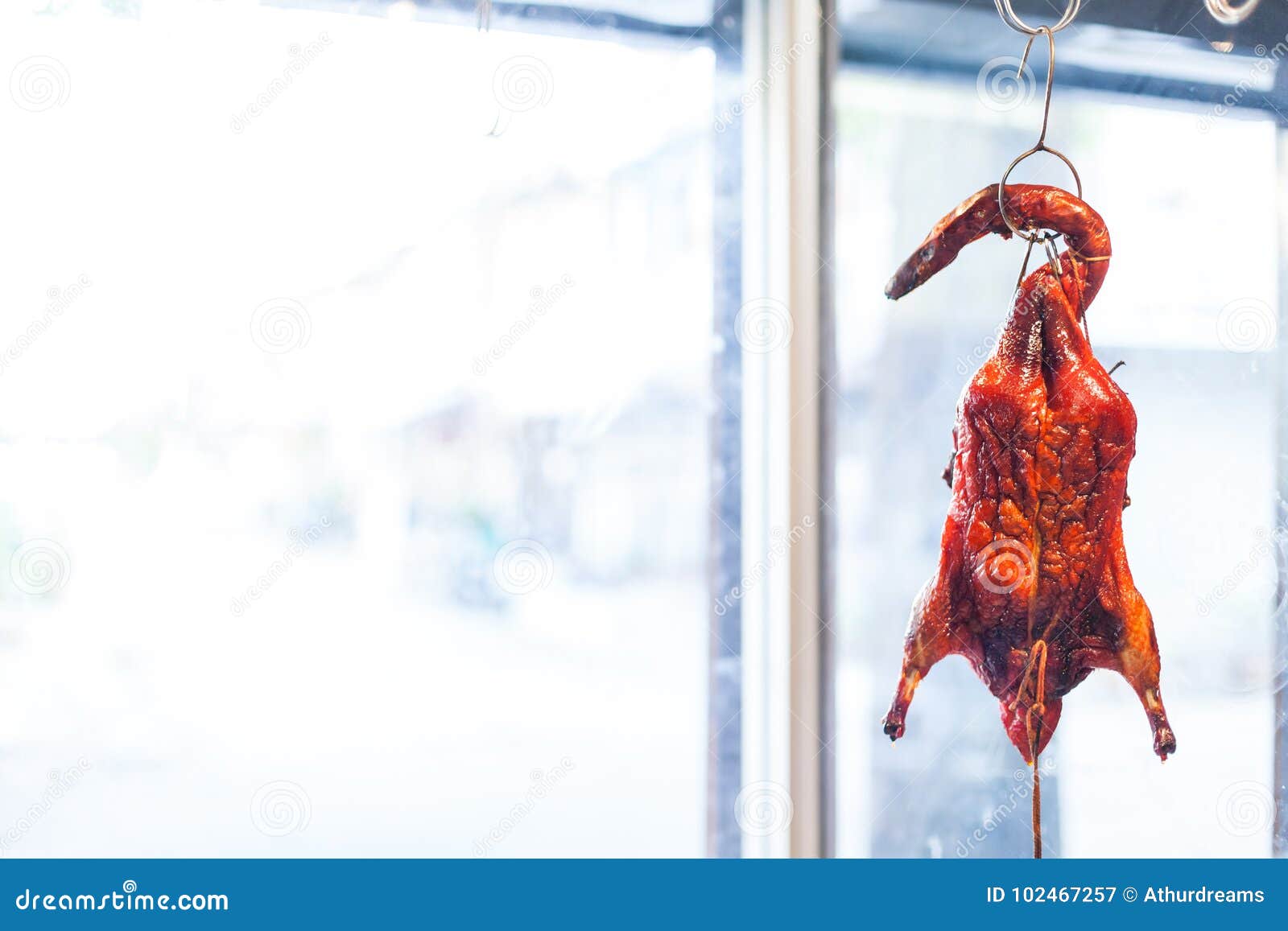 Roasted Duck Hang in Display Stock Image - Image of festive, china ...