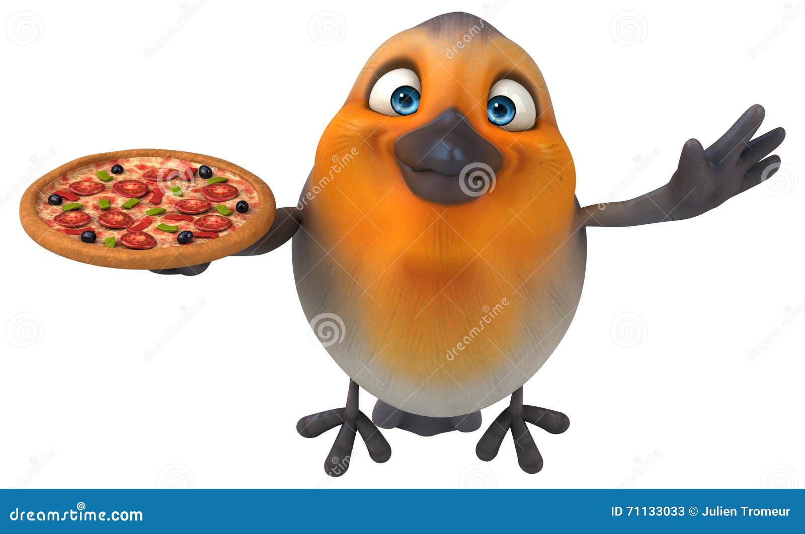 Red robin stock illustration. Illustration of nature - 71133033