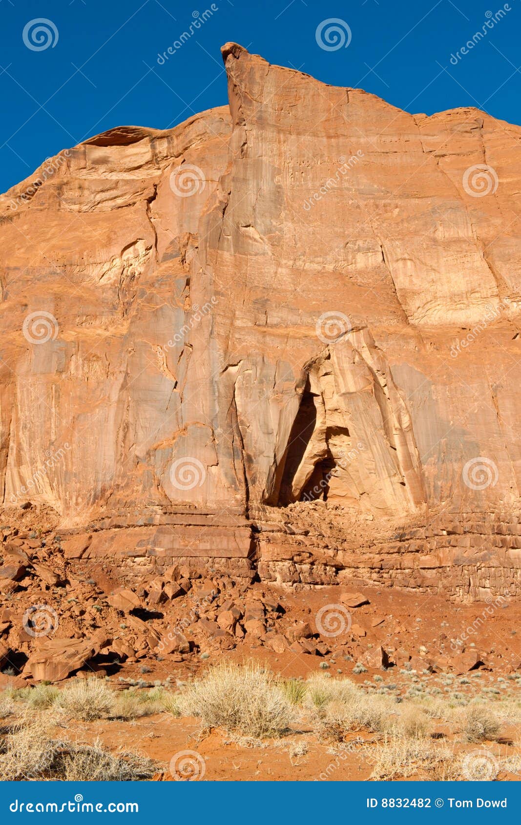 Red rock stock photo. Image of arid, geological, eroded - 8832482