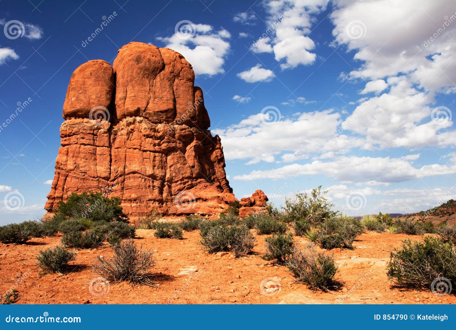 Red Rock of Arches Nat. Park Stock Photo - Image of desert, arches: 854790