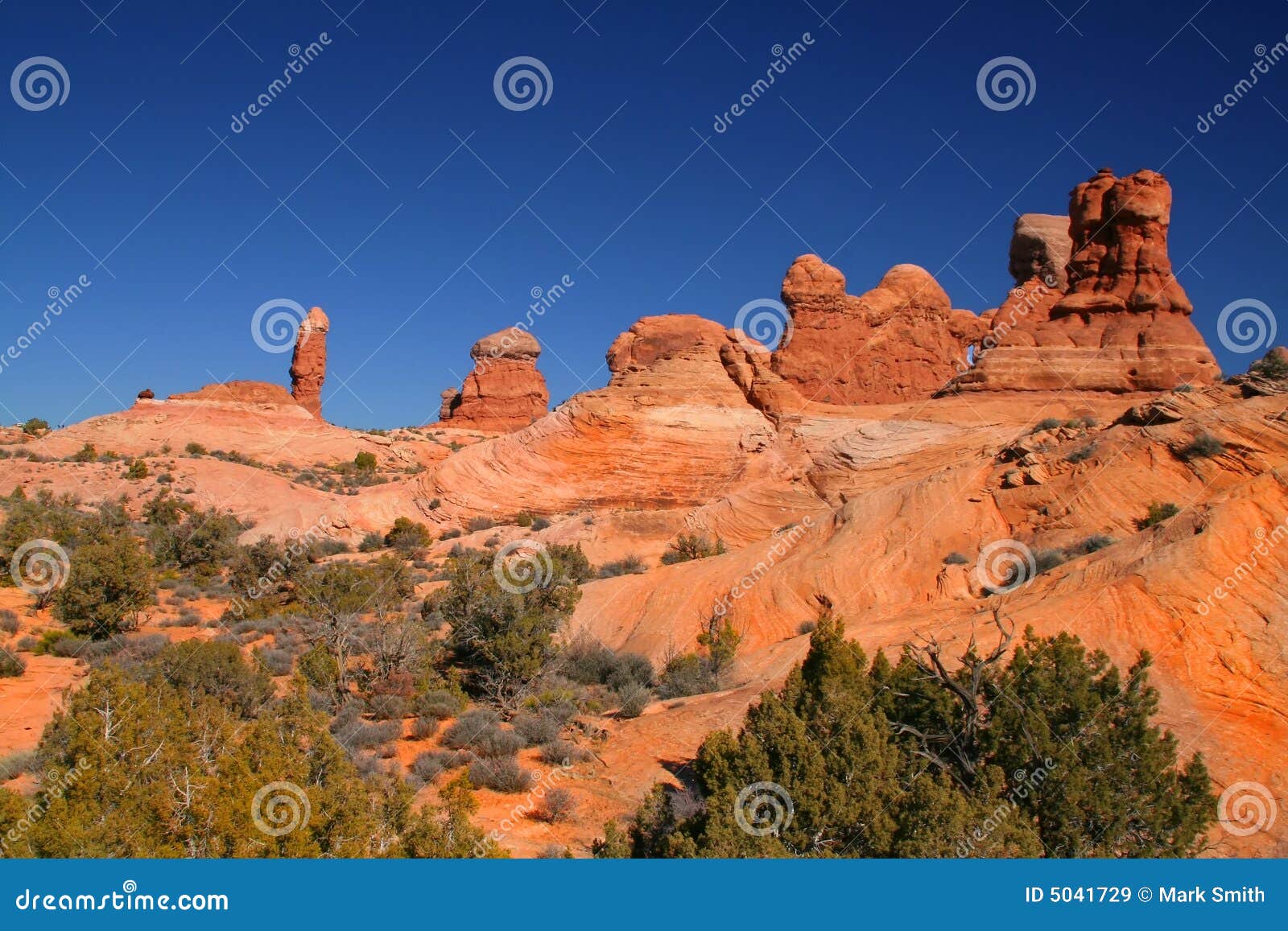Red Rock Arches NationalPark Stock Image - Image of redrock, background ...