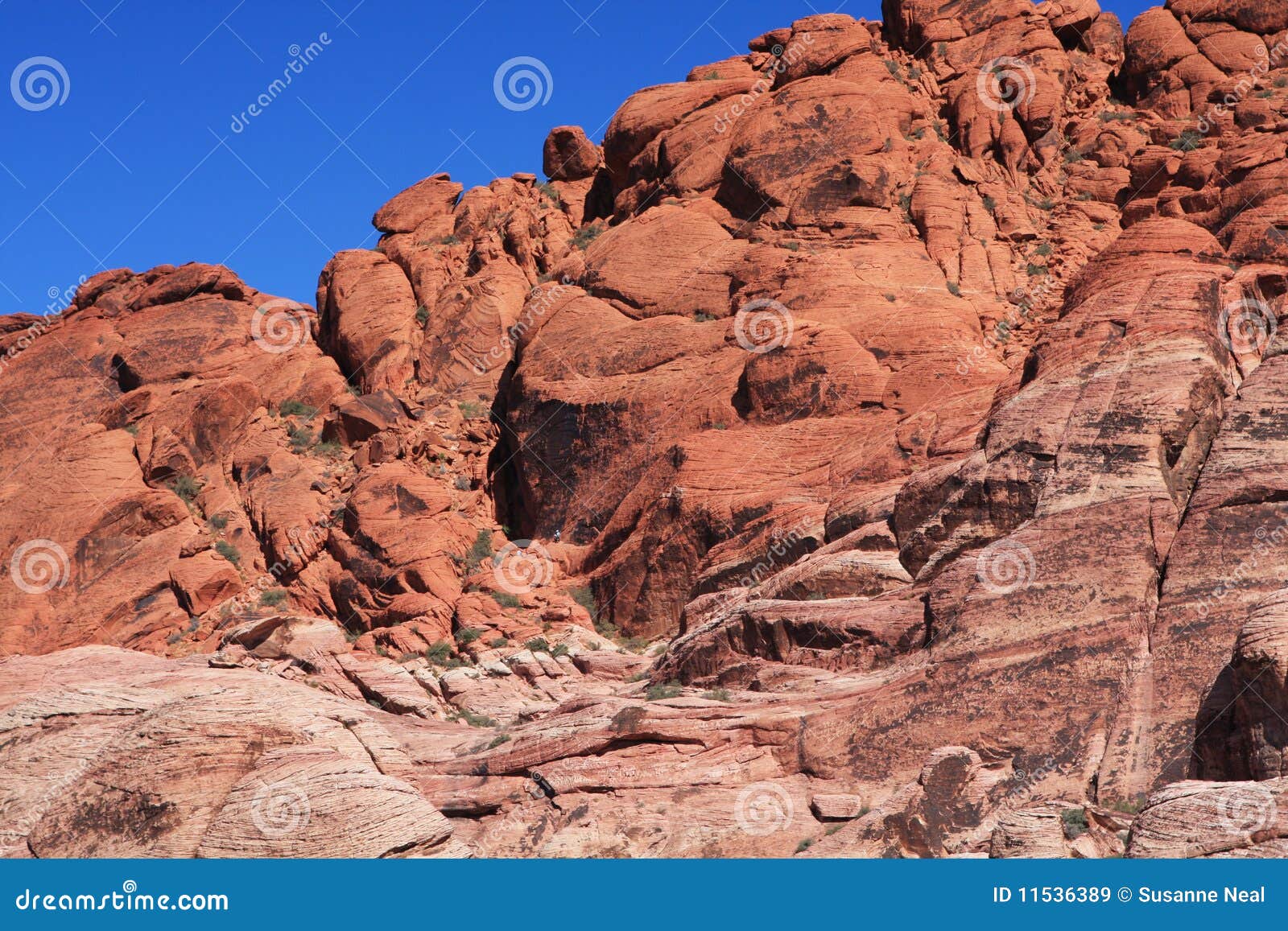 Red Rock Canyon in Las Vegas Stock Image - Image of cliff, nevada: 11536389