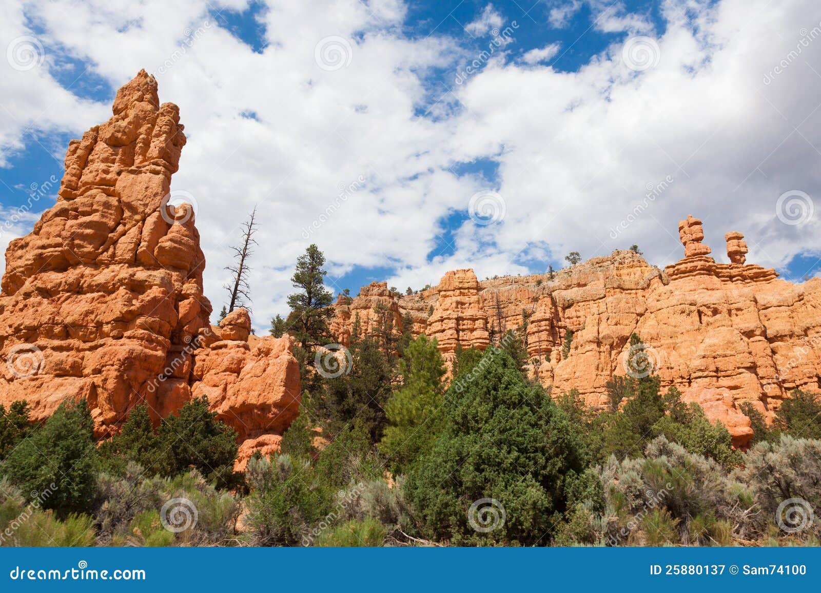 Red rock canyon in Utah stock image. Image of attraction - 25880137