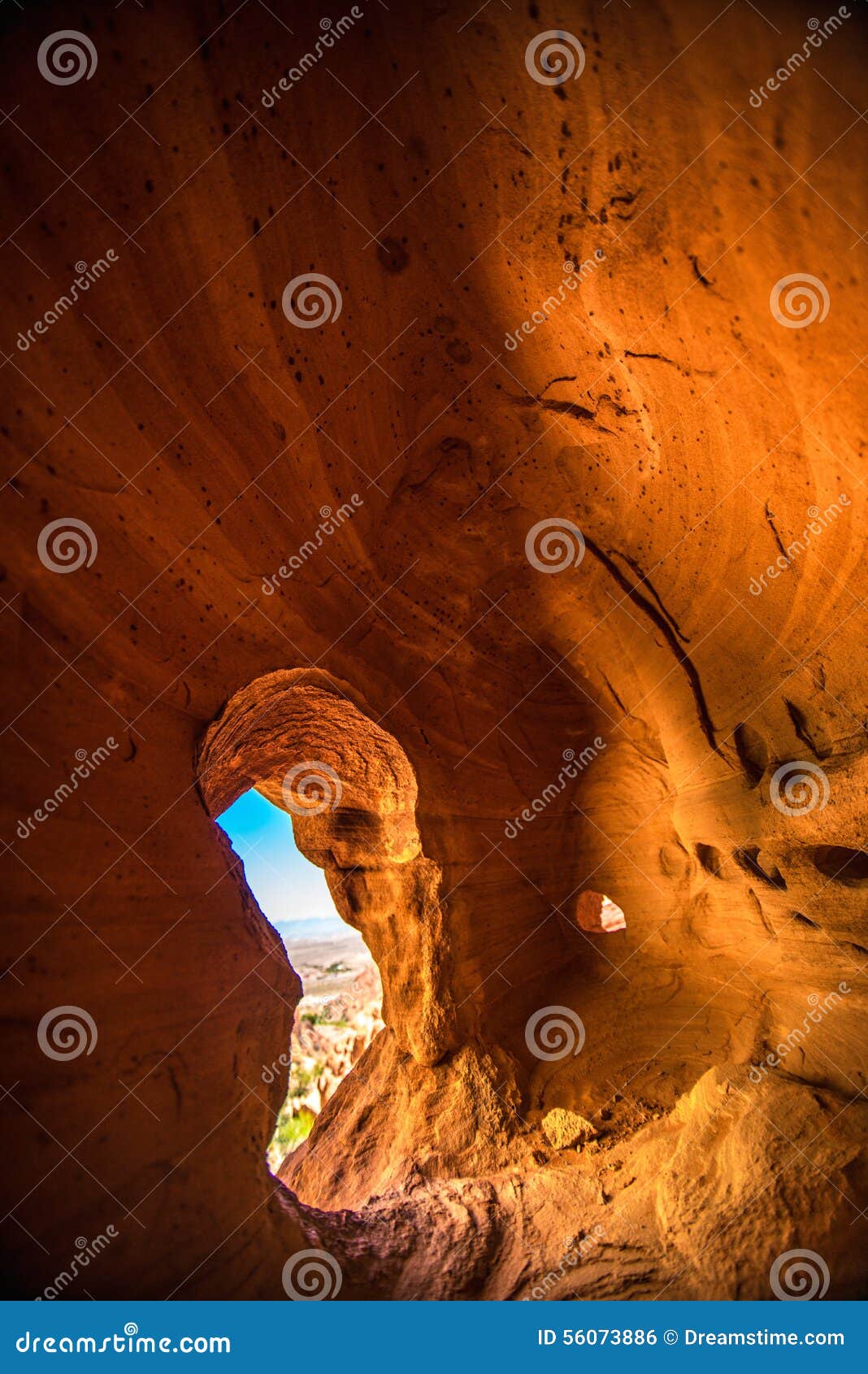 Red rock cavern stock photo. Image of rock, outside, rocks - 56073886