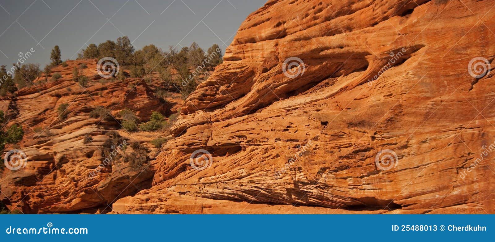 Red Rock Cliffs stock image. Image of hill, crust, bedrock - 25488013