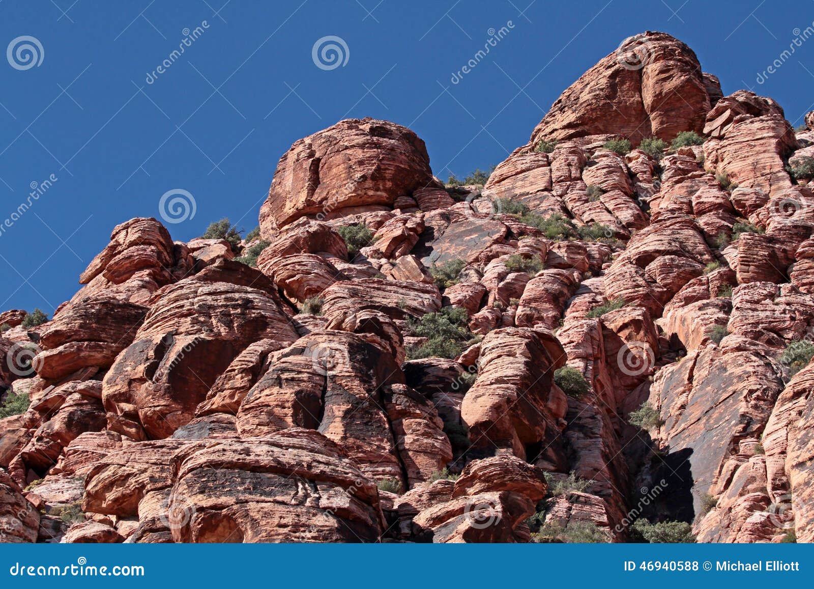Red Rock stock photo. Image of historical, hills, details - 46940588