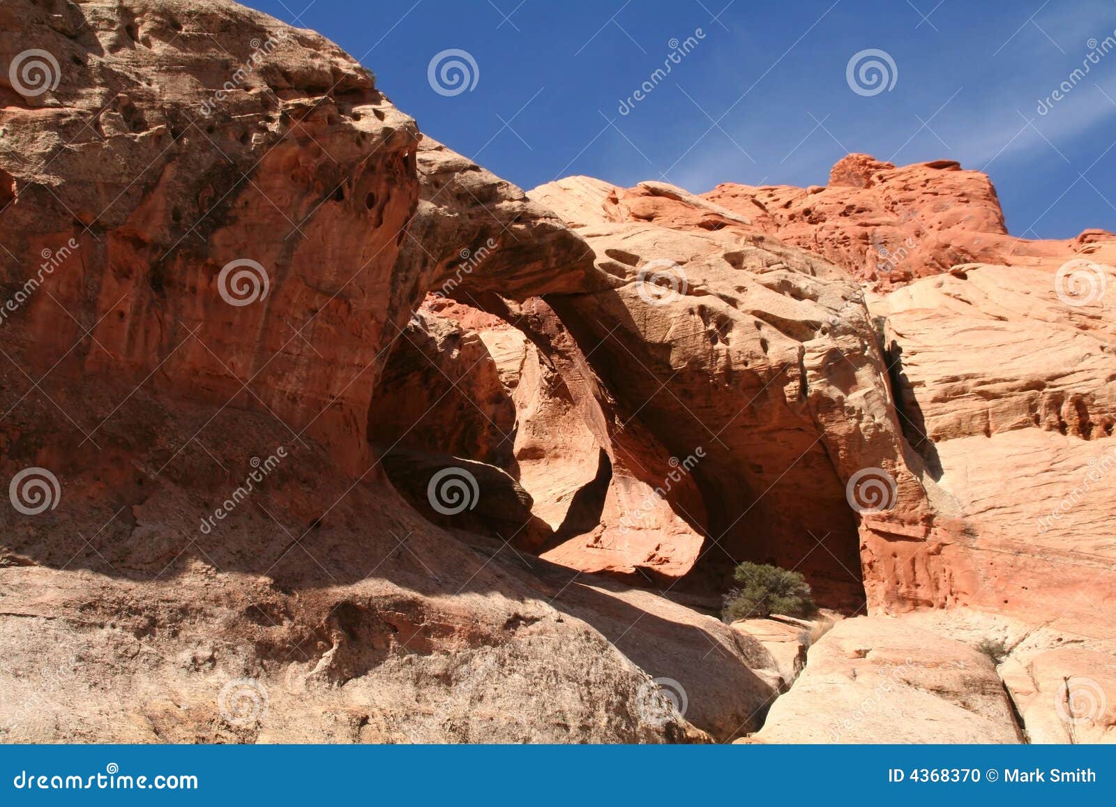 Red Rock Double Arch 3 stock photo. Image of desert, landscape - 4368370
