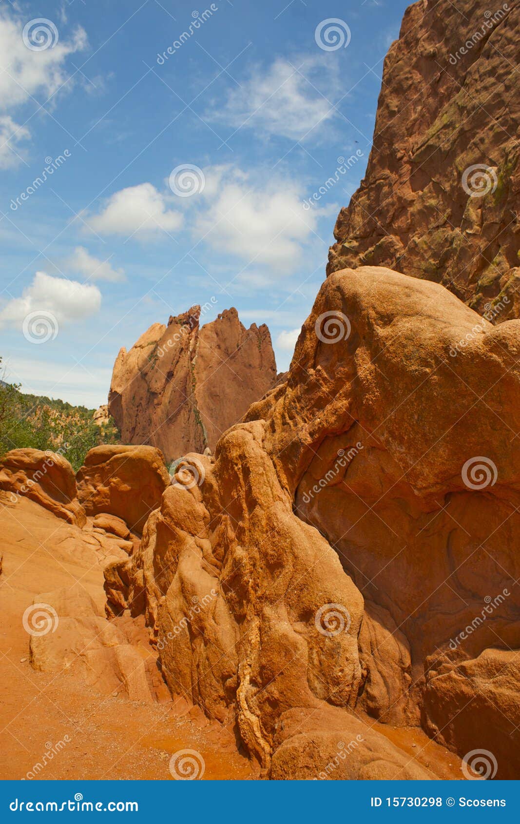 Red rock formation stock photo. Image of travel, landmark - 15730298