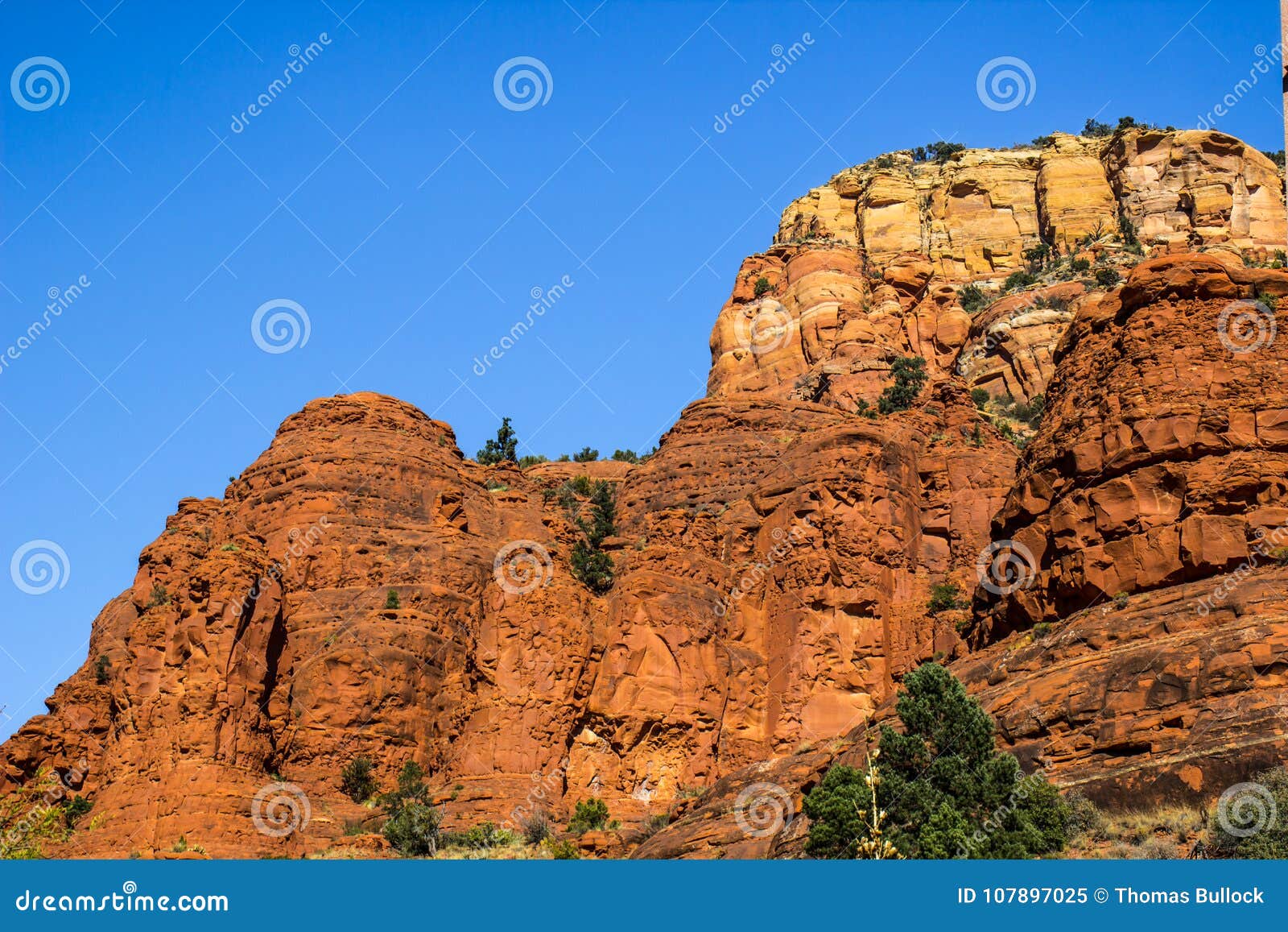 Red Rock Formations in Arizona Mountains Stock Image - Image of desert ...