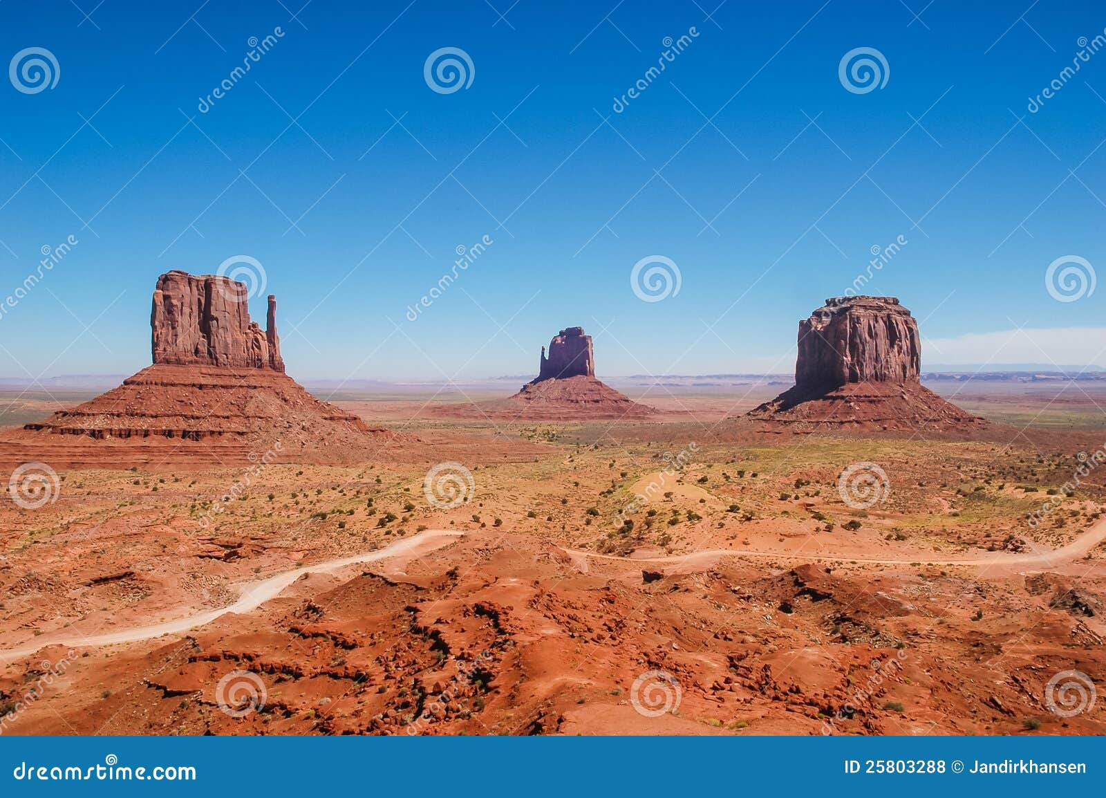 Red Rock Formations in Monument Valley Stock Photo - Image of nature ...