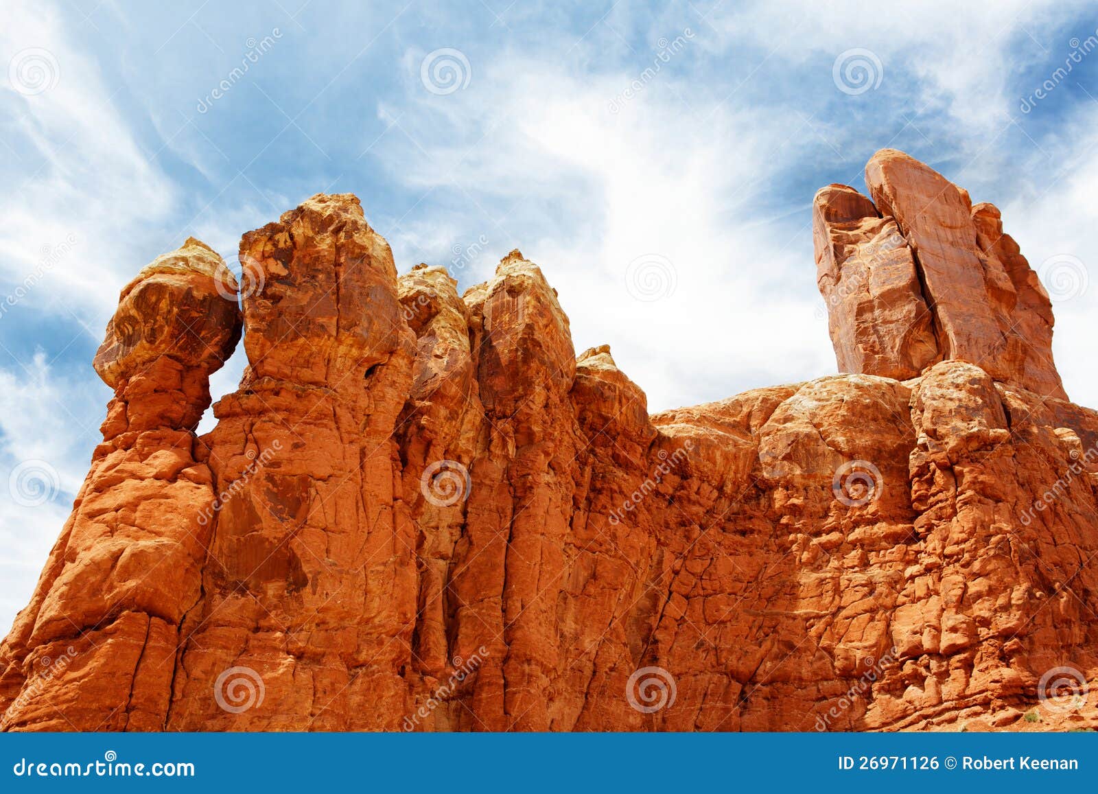 Red Rock Formations sky a stock photo. Image of desert - 26971126
