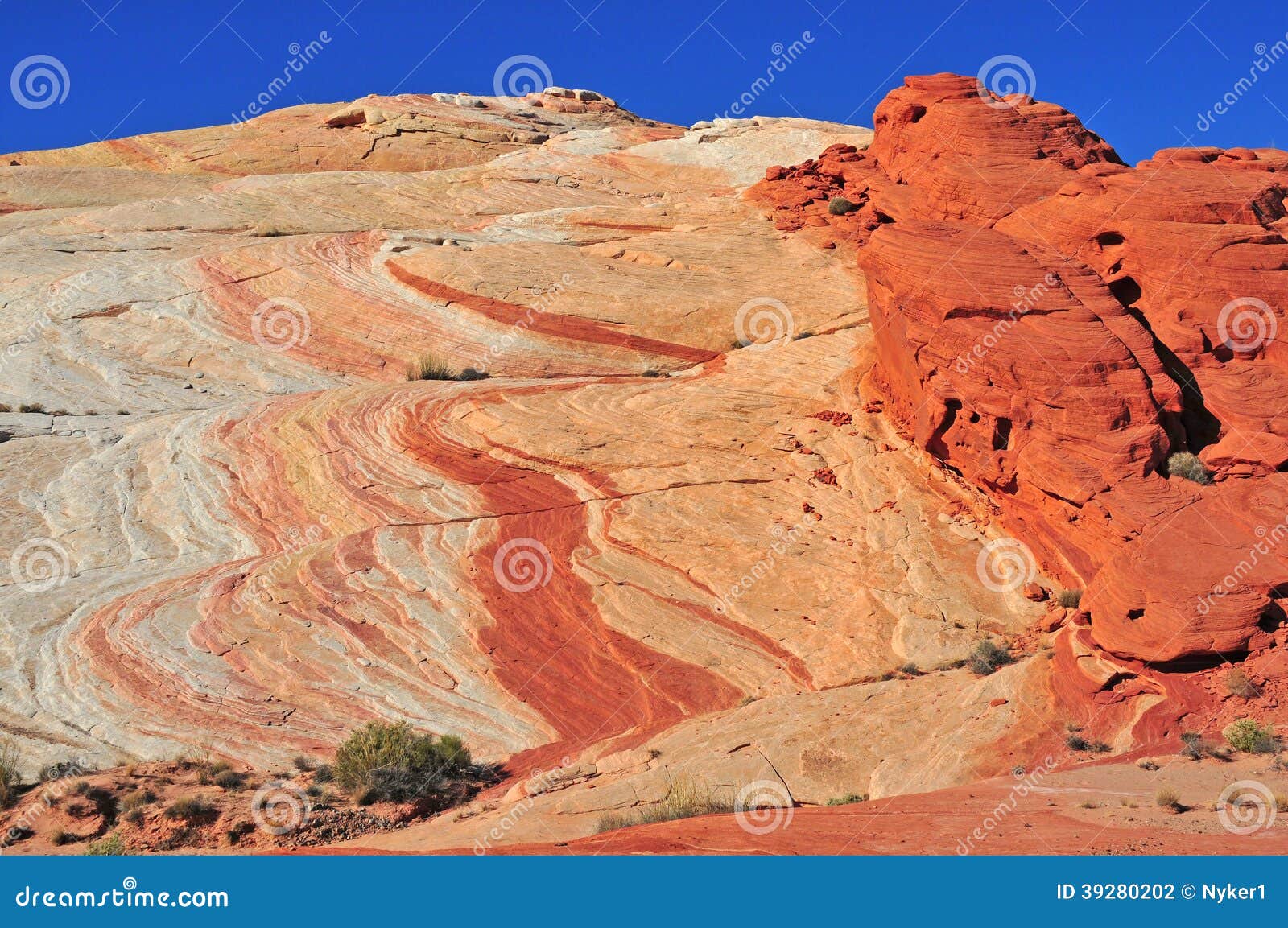 Red Rock Landscape, Southwest USA Stock Photo - Image of fire, road ...