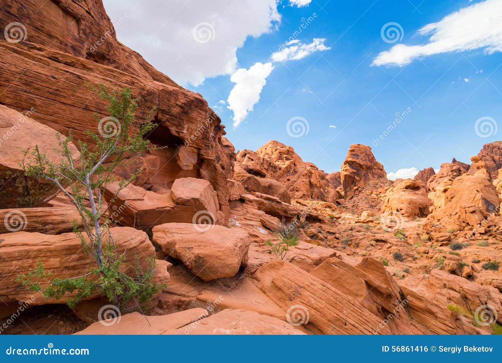 Red Rock Landscape, Valley of Fire State Park, Nevada, USA Stock Photo ...