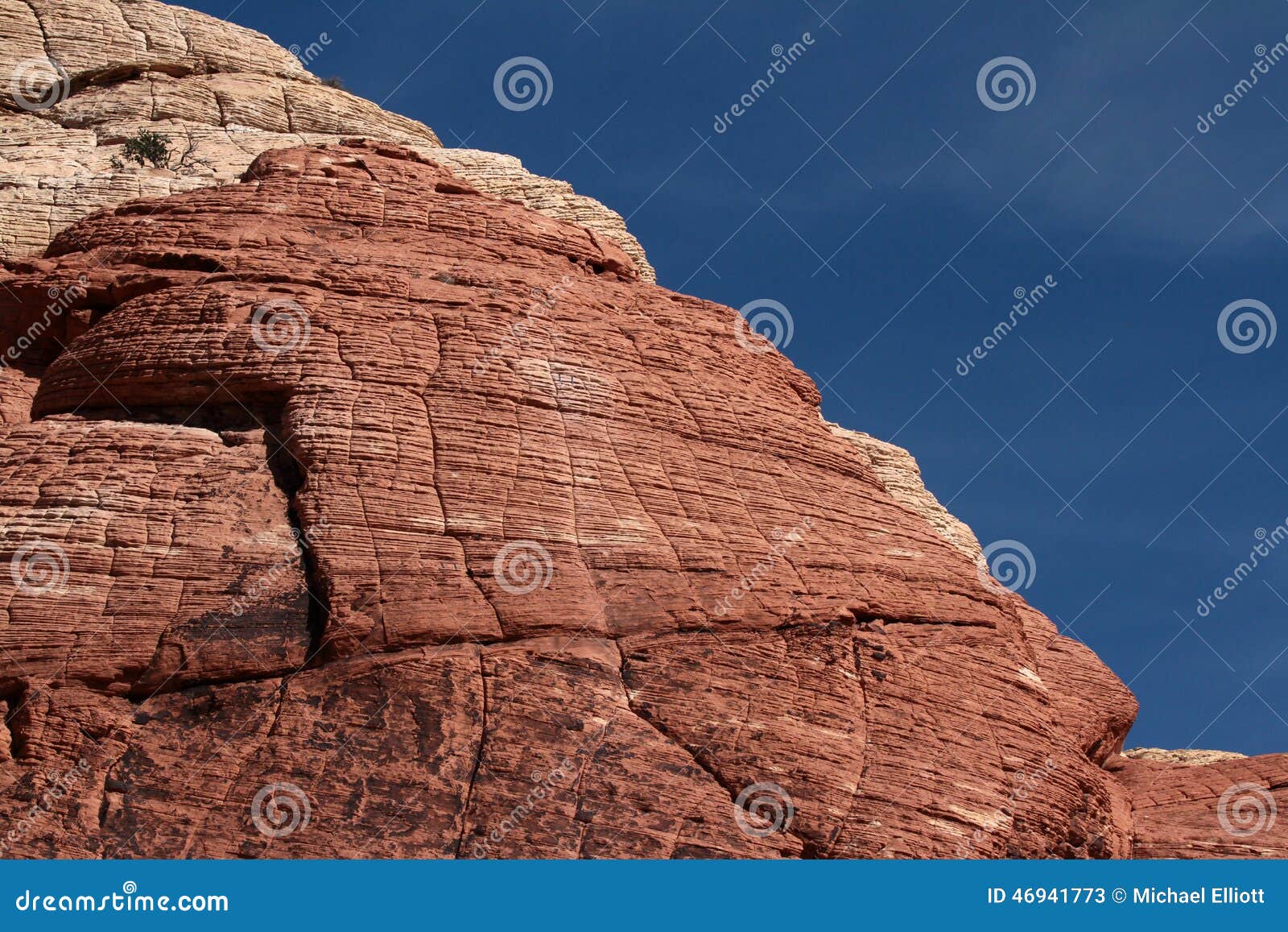 Red Rock stock image. Image of geology, hills, bush, ancient - 46941773