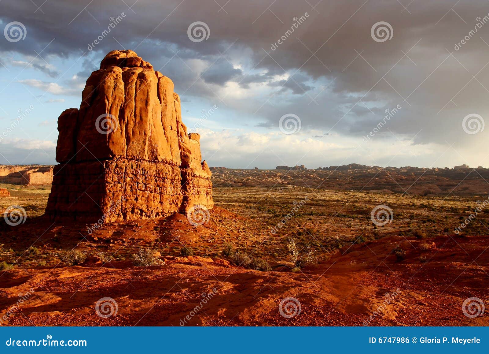Red Rock Monolith stock photo. Image of southwest, huge - 6747986