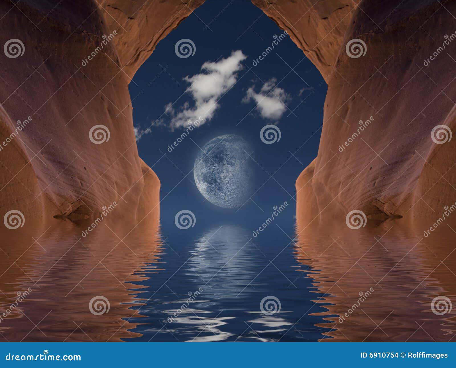 Red rock moon stock photo. Image of cave, spiritual, mexico - 6910754