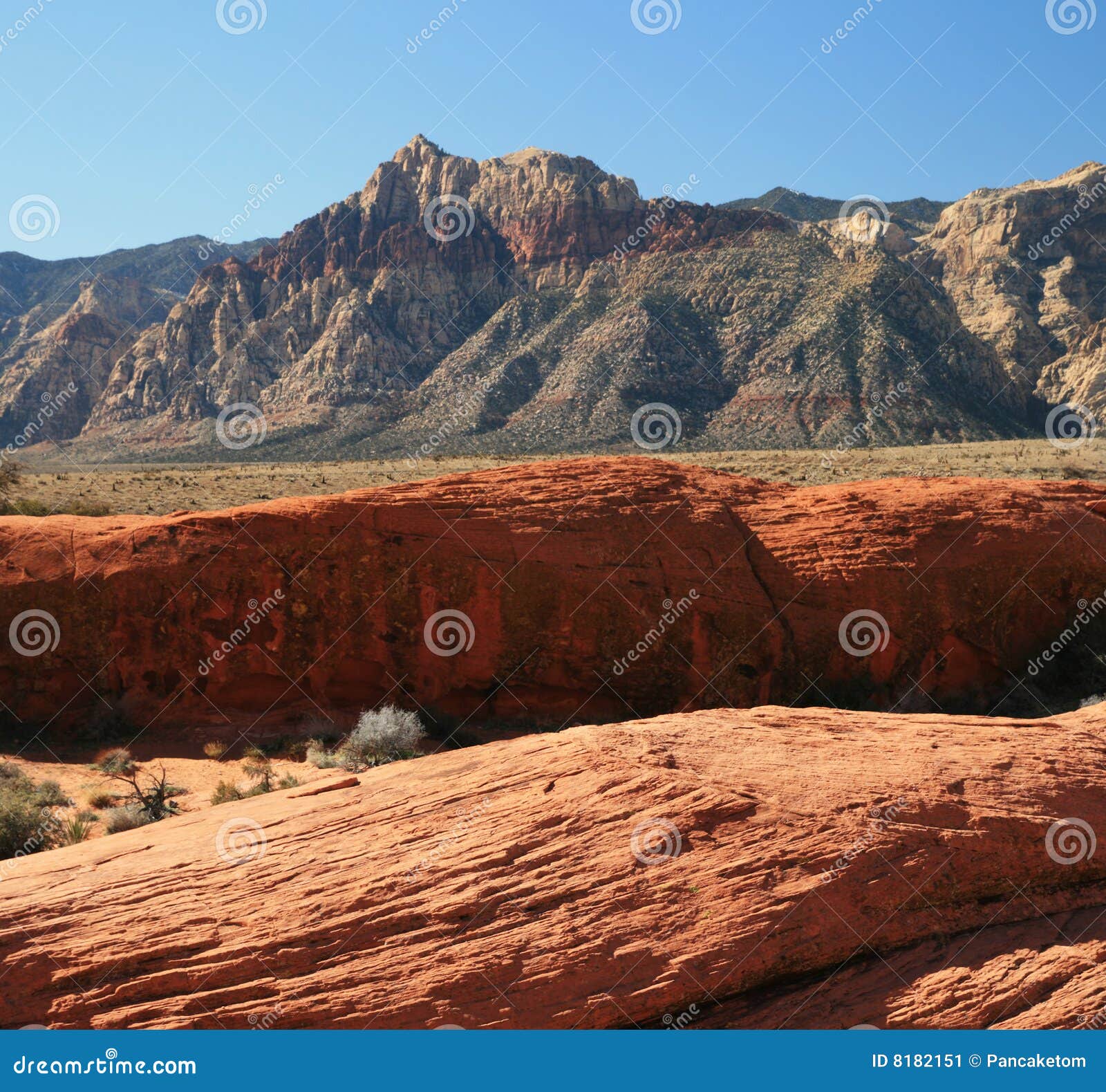 Red rock mountain stock image. Image of rock, area, national - 8182151