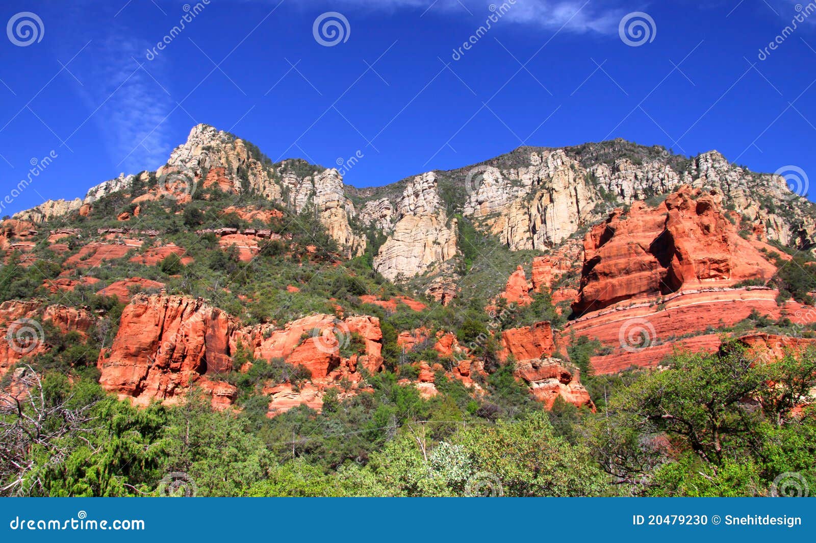 Red rock mountains stock photo. Image of rocks, sedona - 20479230