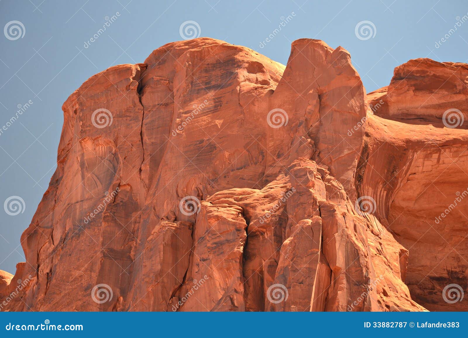 Red Rock stock image. Image of rock, cliff, hill, rocks - 33882787