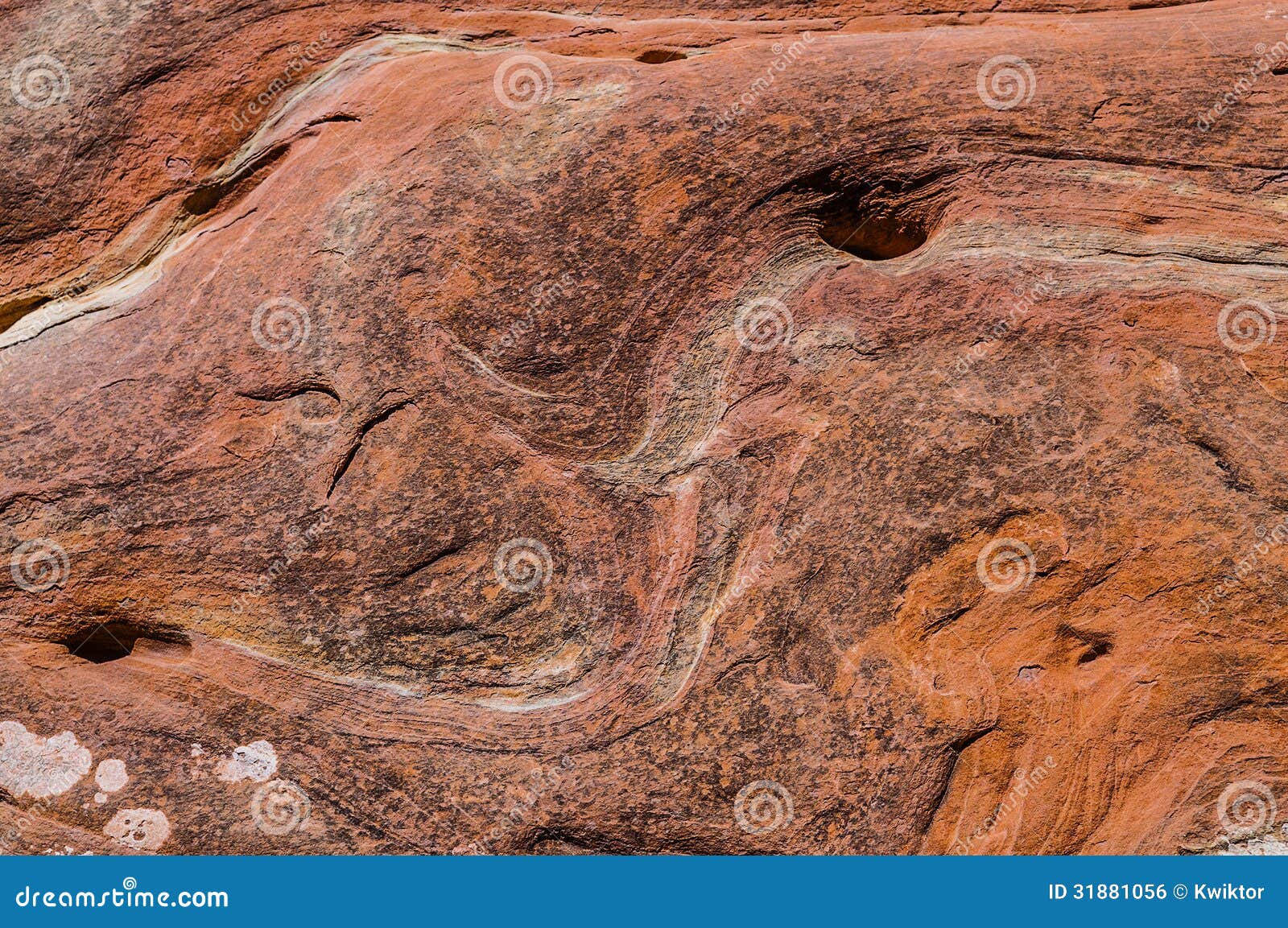 Red Rock Pattern stock photo. Image of sandstone, eroded - 31881056