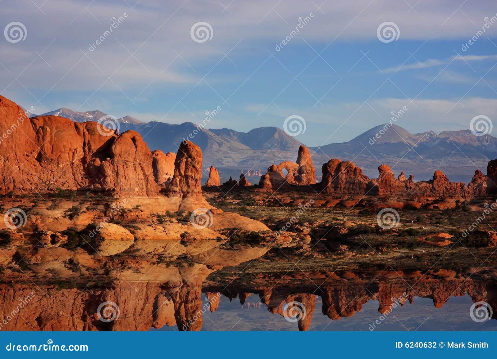 Red Rock Reflections stock photo. Image of vista, nature - 6240632