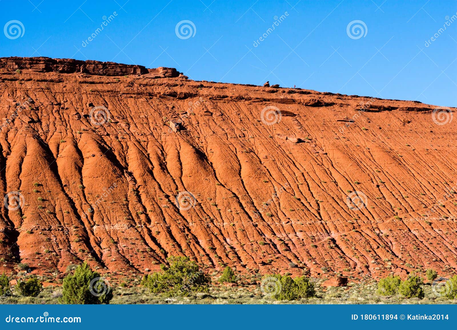 Red Rock Scenery in Castle Valley at Sunset - Utah, USA Stock Photo ...