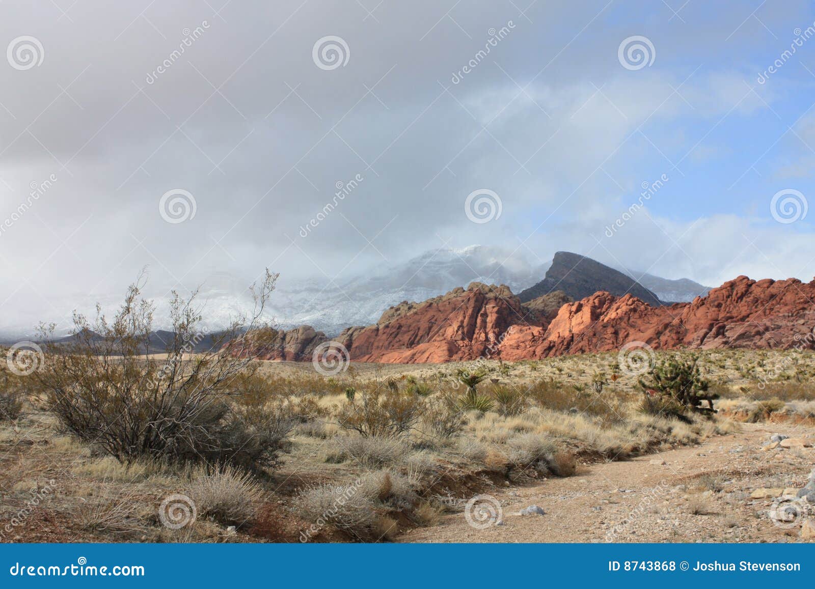 Red Rock State park Nevada stock photo. Image of cloudy - 8743868