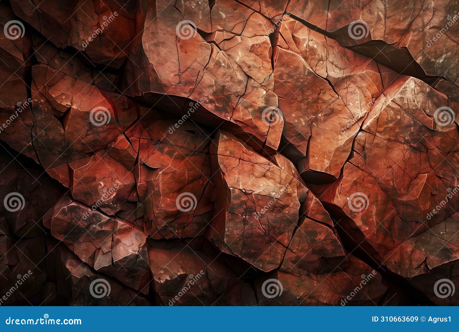 Red Rock Stone Surface Texture Background Illustration. Generative AI ...