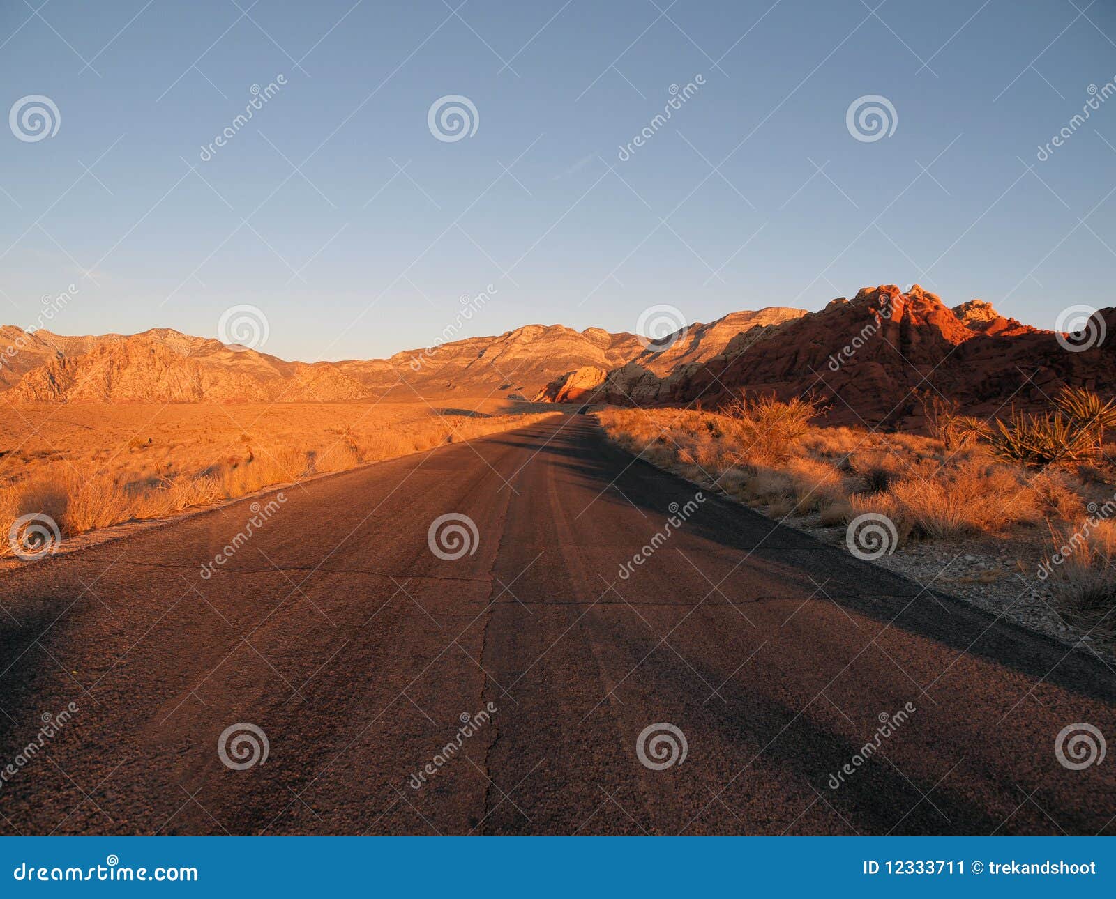 Red Rock Sunrise Nevada stock image. Image of canyon - 12333711