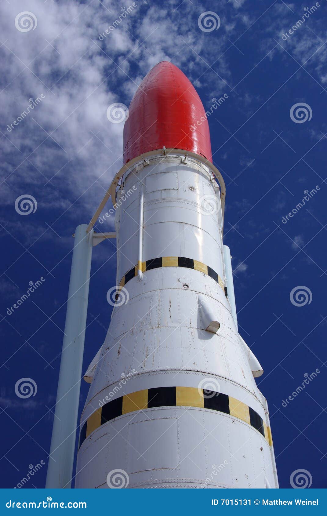 Red Rocket Warhead stock image. Image of nuclear, flyer - 7015131