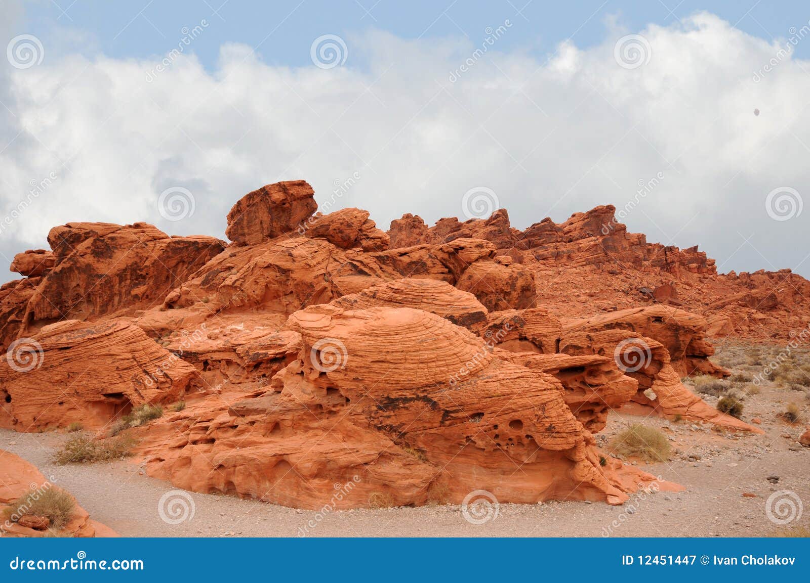 Red rocks stock image. Image of fire, chunk, broken, wind - 12451447