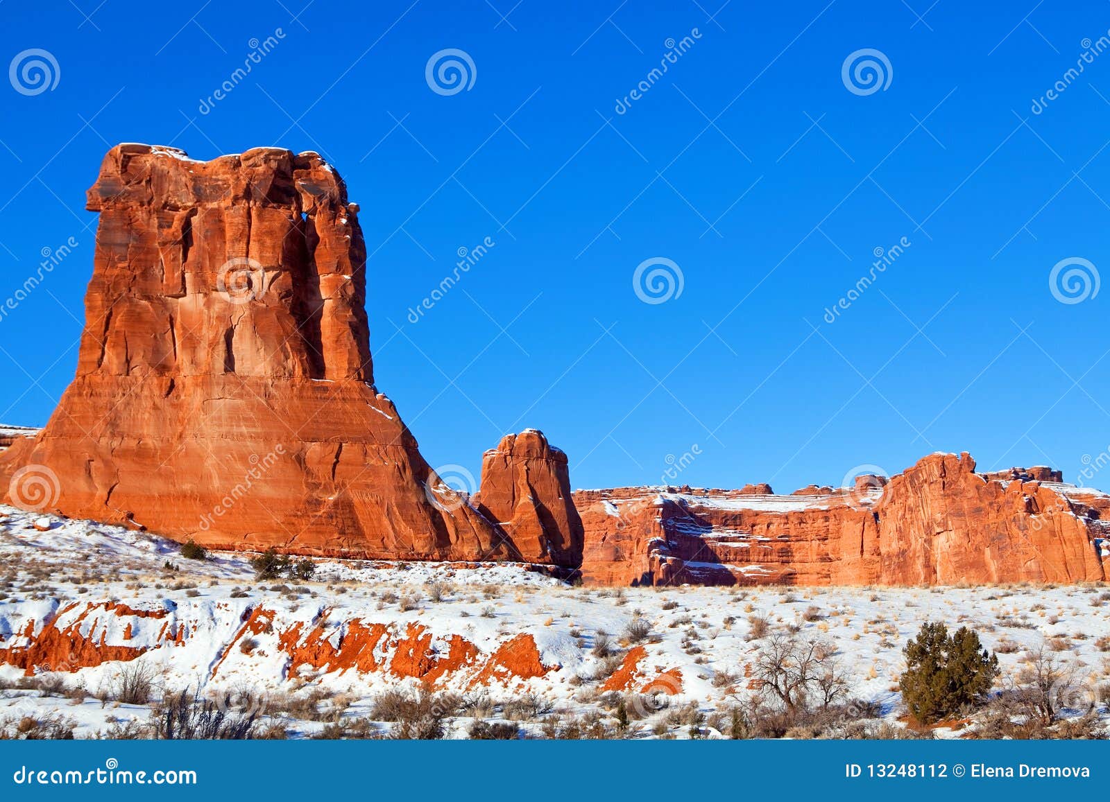 Red rocks stock photo. Image of view, natural, winter - 13248112