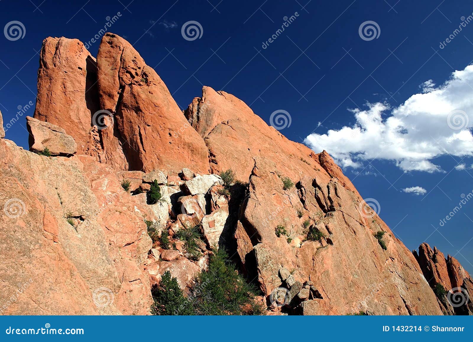 Red Rocks stock photo. Image of landmark, formation, horizontal - 1432214