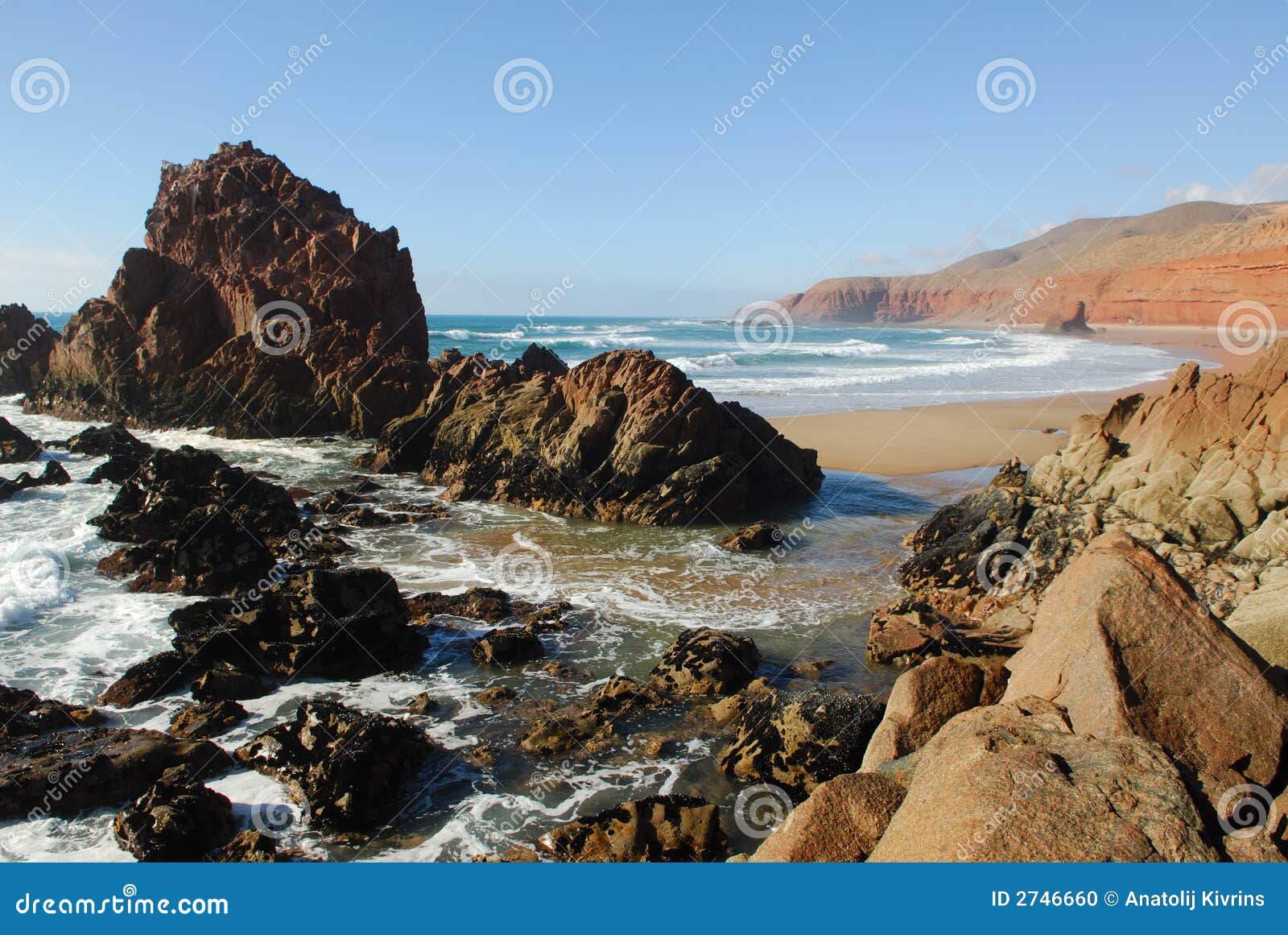 Red rocks stock photo. Image of sand, landscape, blue - 2746660