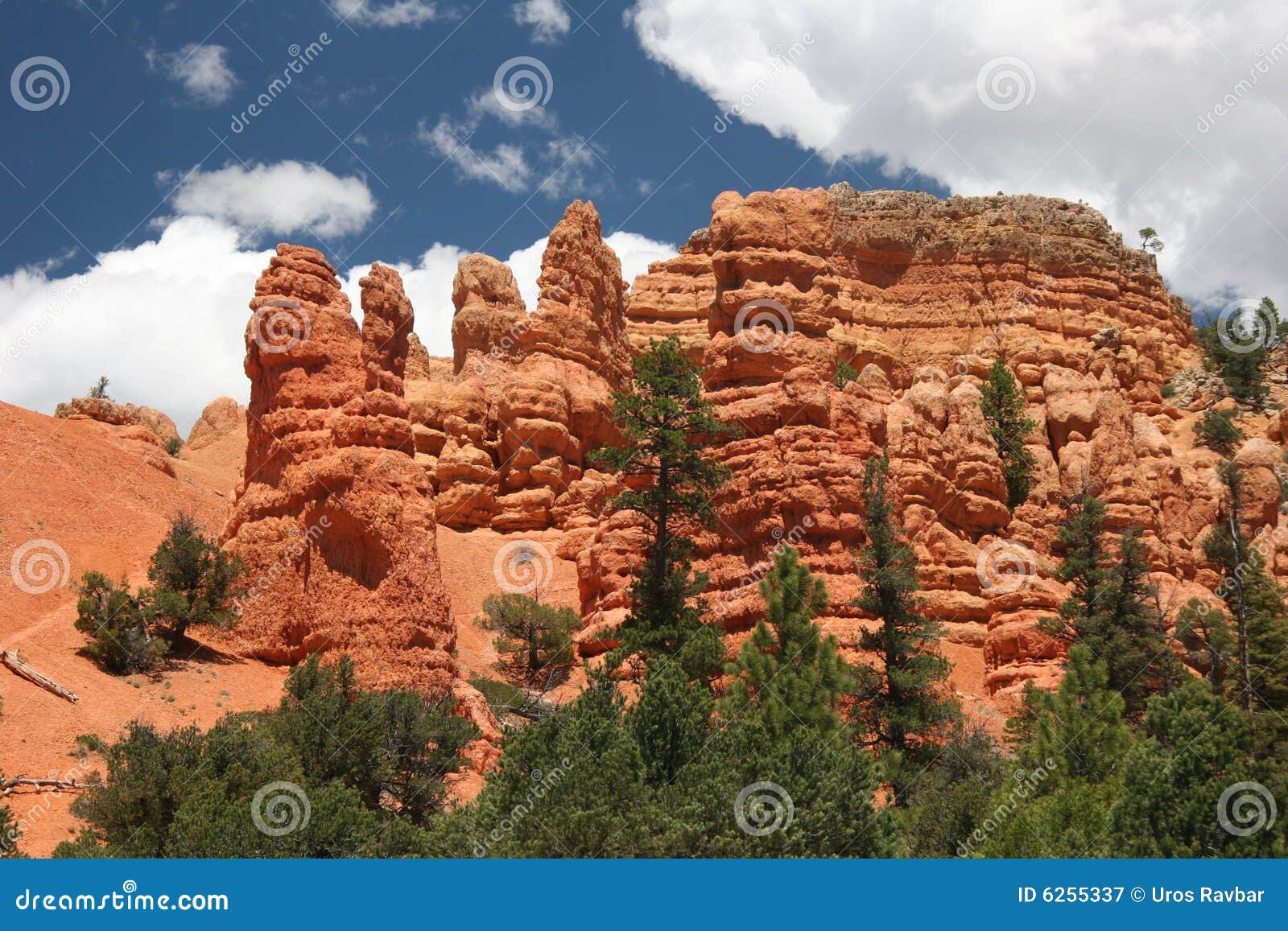 Red rocks stock image. Image of landmark, outdoor, scenery - 6255337